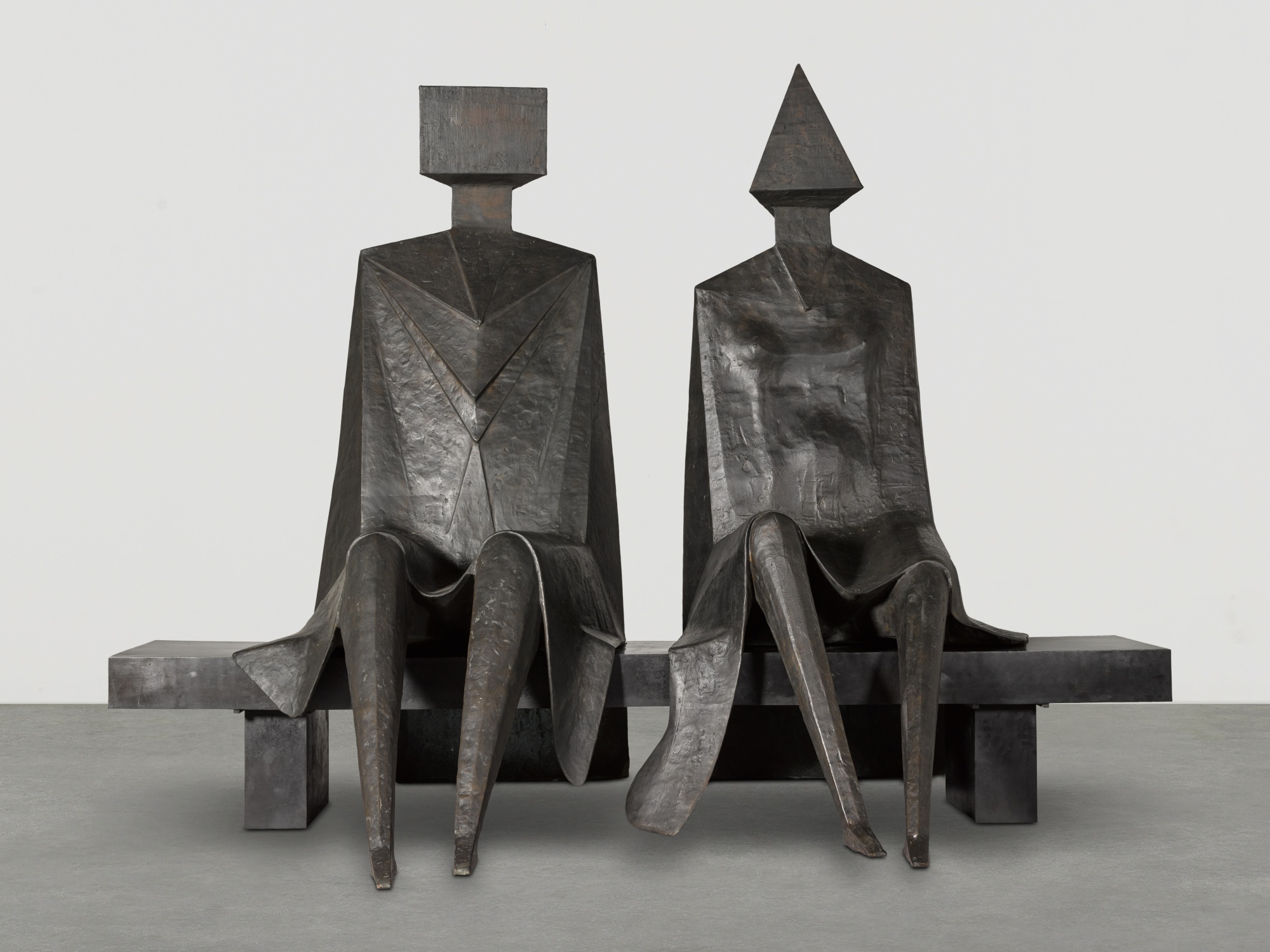 Couple on Seat | Modern and Contemporary Evening Auction, featuring ...