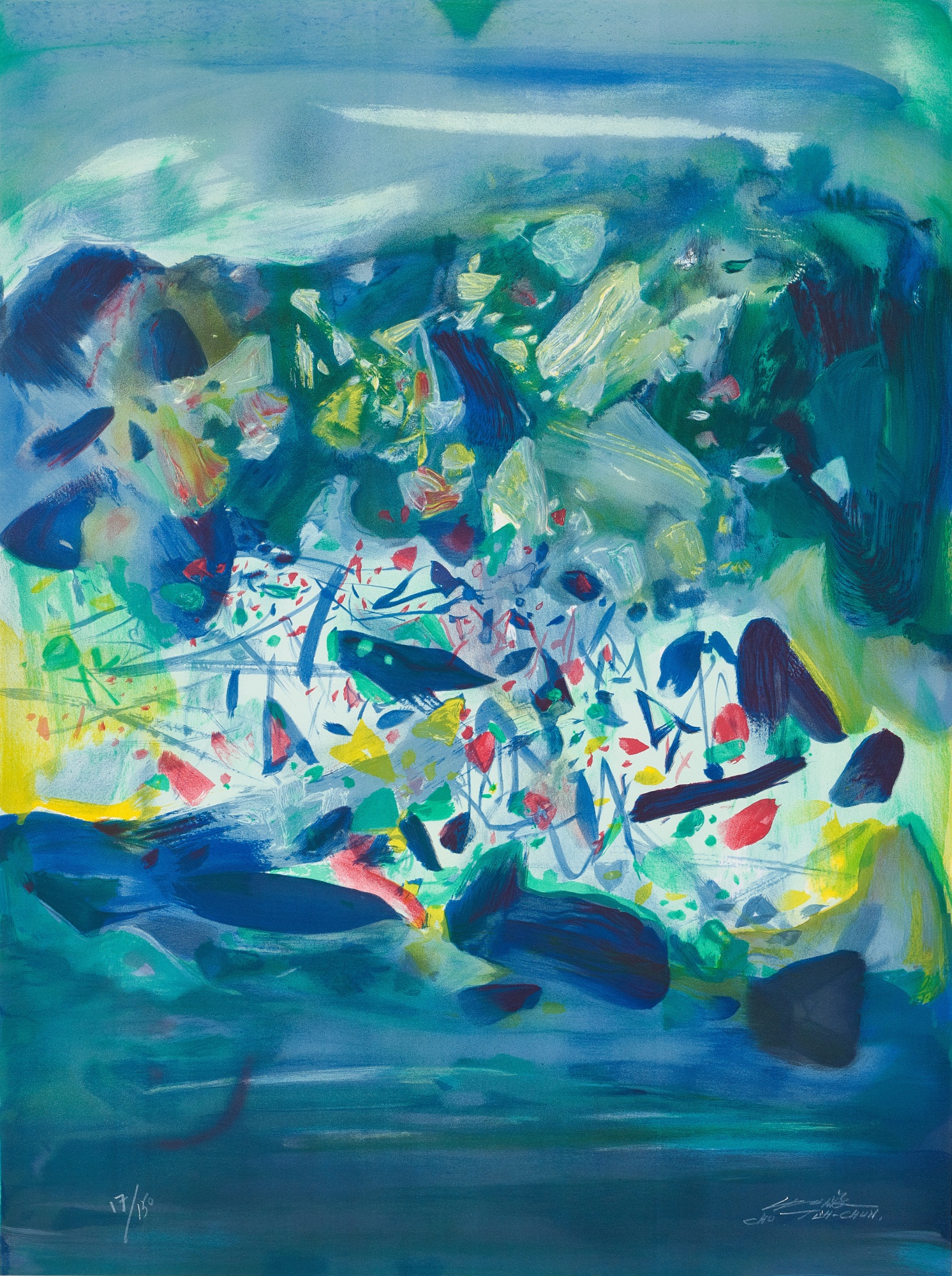 Chu Teh-Chun 朱德群 | Composition 構成 | Modern Discoveries | 2022 | Sotheby's