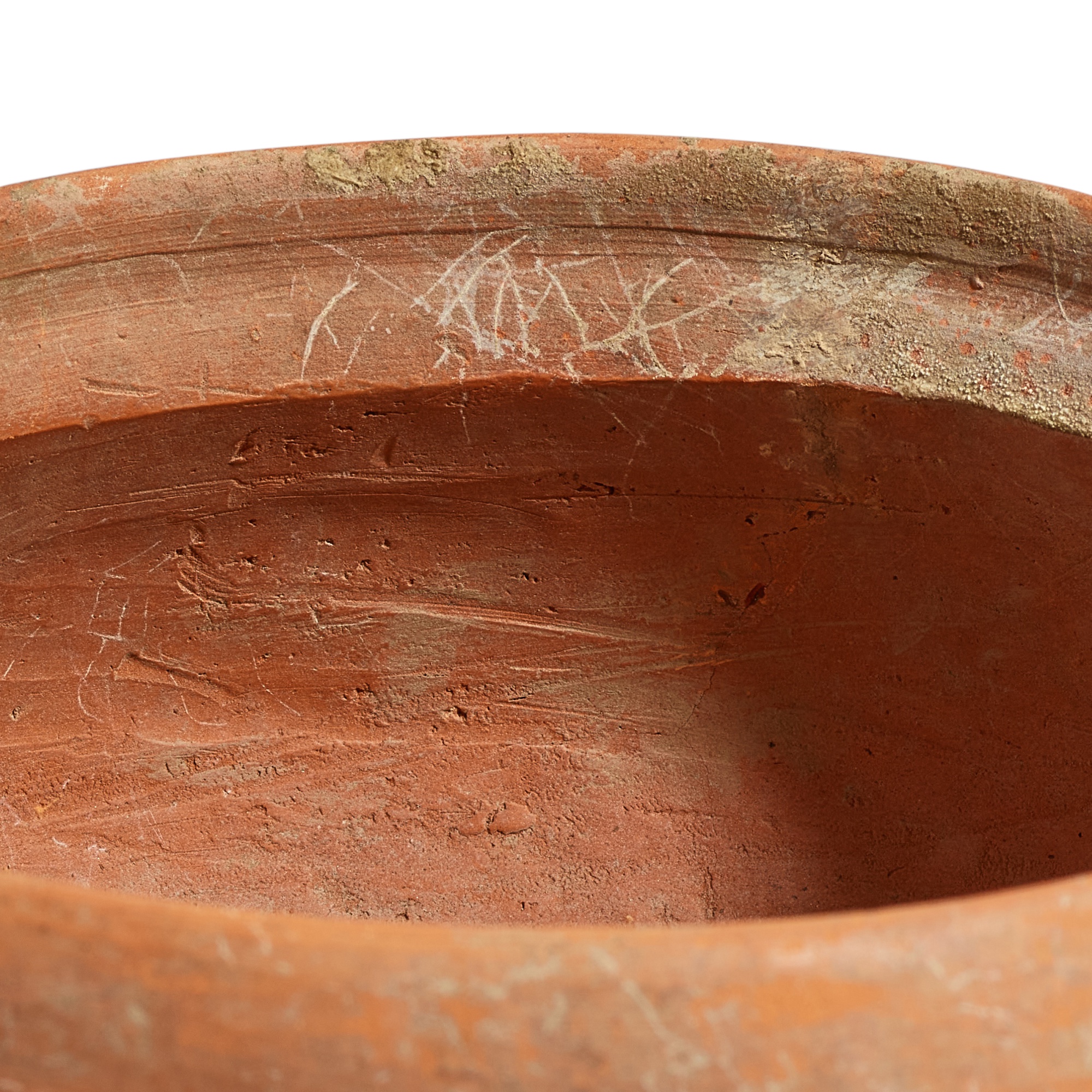 A red pottery bowl with fine pricked designs, Yangshao culture, Banpo ...