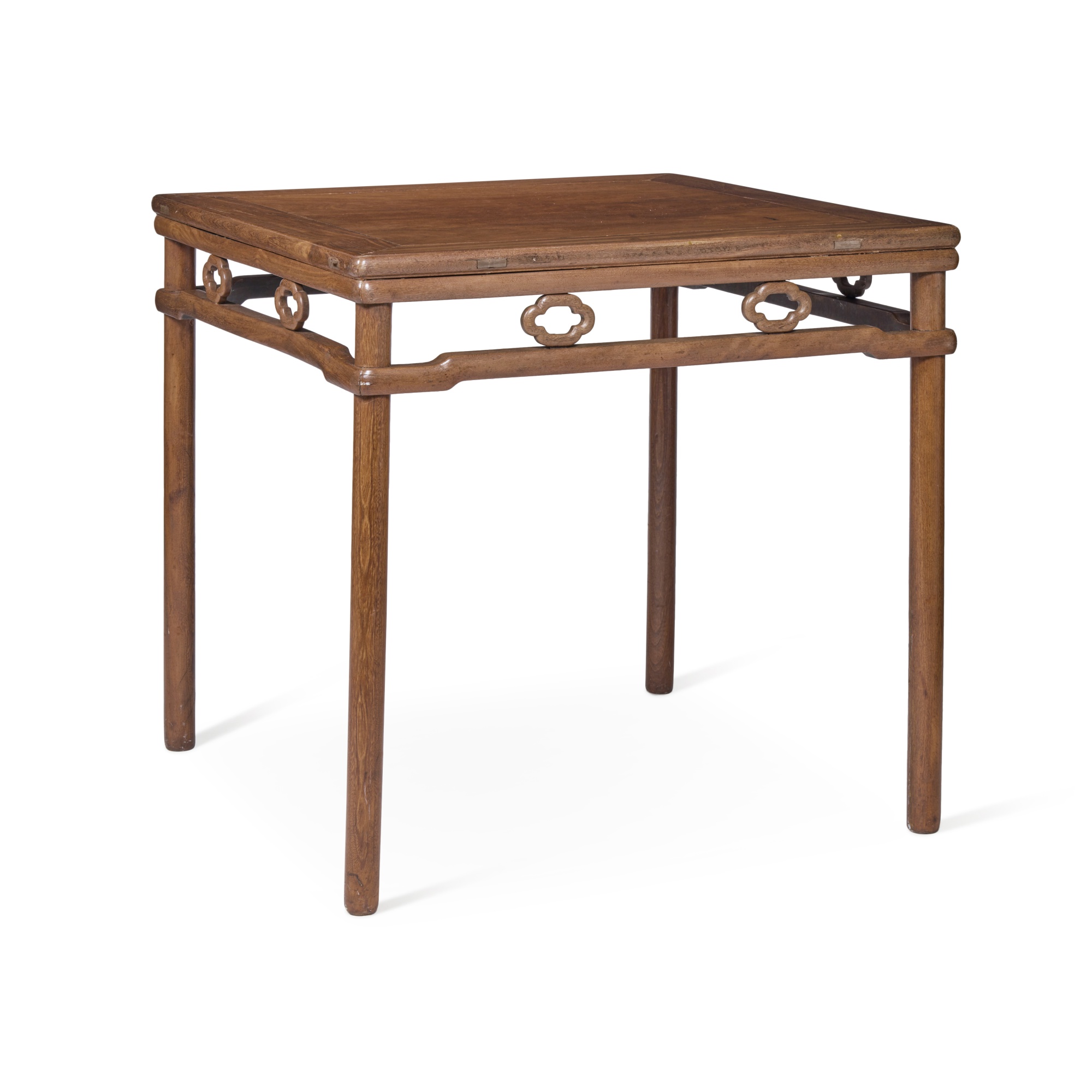 A 'tielimu' square table (Fangzhuo), Qing dynasty, 18th / 19th century | 清十八 / 十九世紀 鐵力木羅鍋棖卡子花方桌 ...