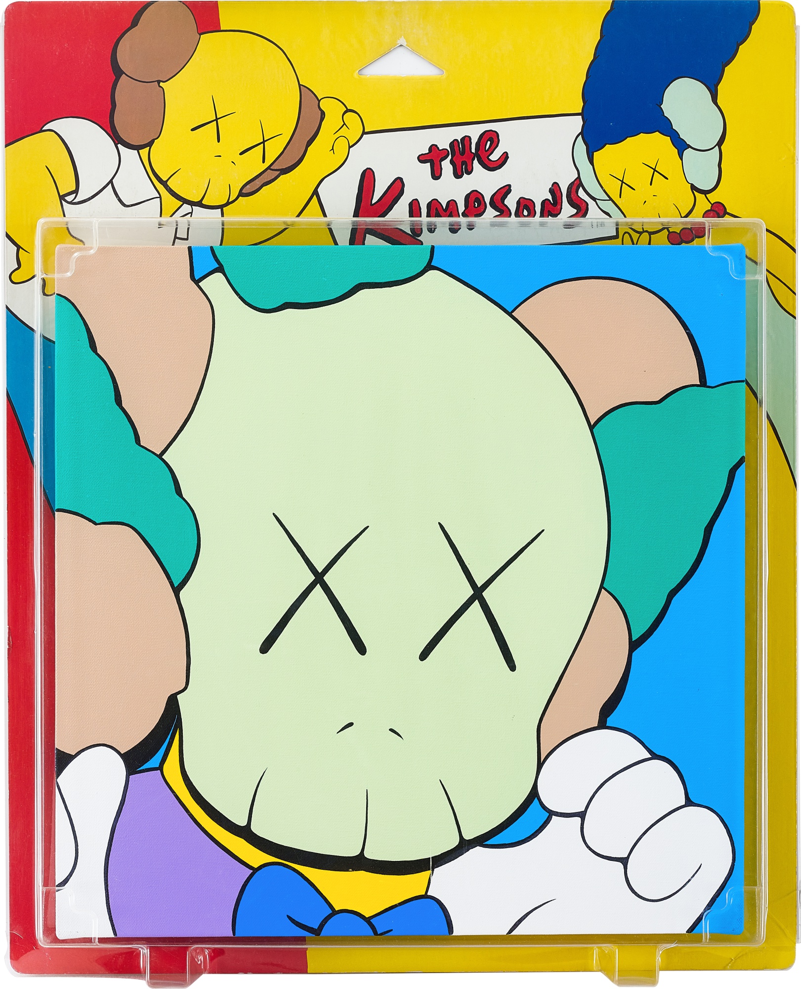 KAWS | UNTITLED (KIMPSONS 9), PACKAGE PAINTING SERIES 無題（KIMPSONS 9），包裝畫系列 | Contemporary Day ...
