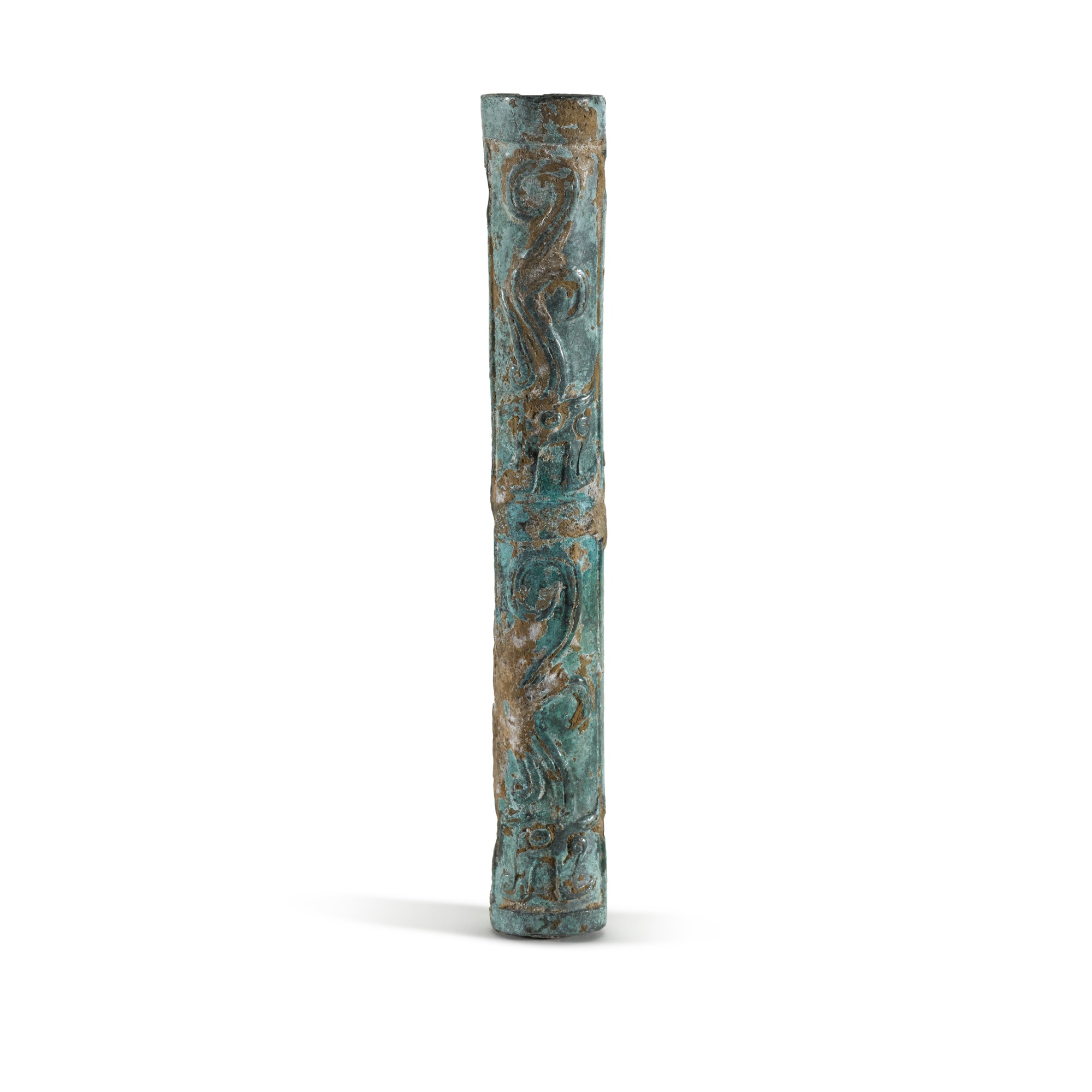 An archaic bronze tubular ornament, Western Zhou dynasty | A Journey ...