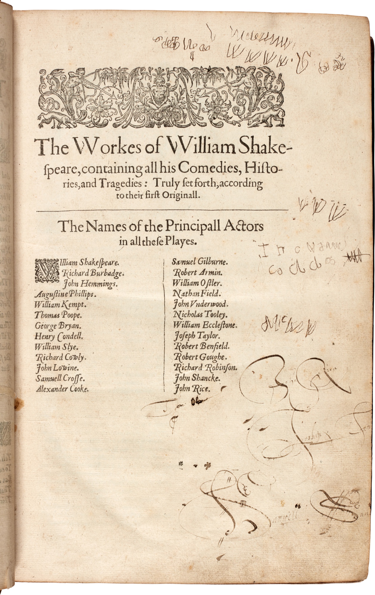 William Shakespeare | Comedies, Histories, and Tragedies, London, 1632 ...