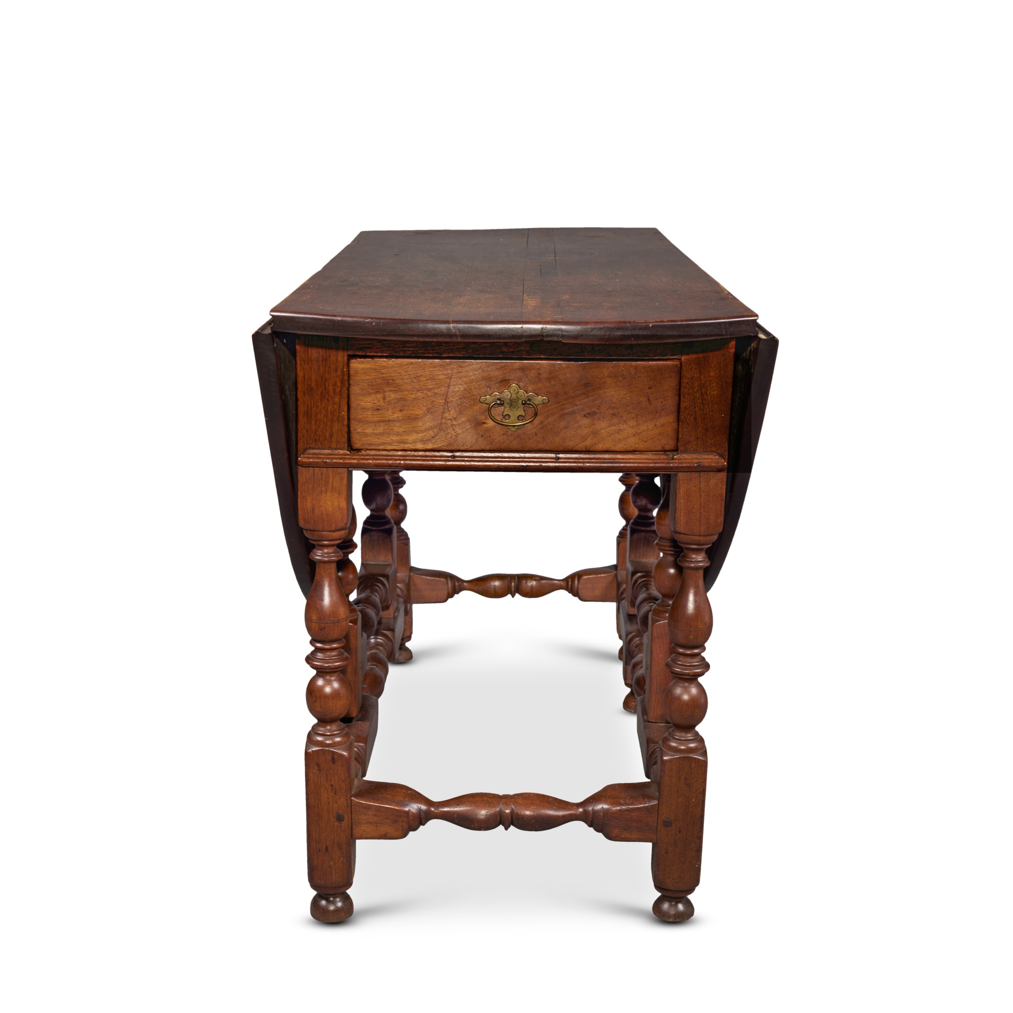 William and Mary Walnut Gateleg Table, Southeastern Pennsylvania, Circa ...