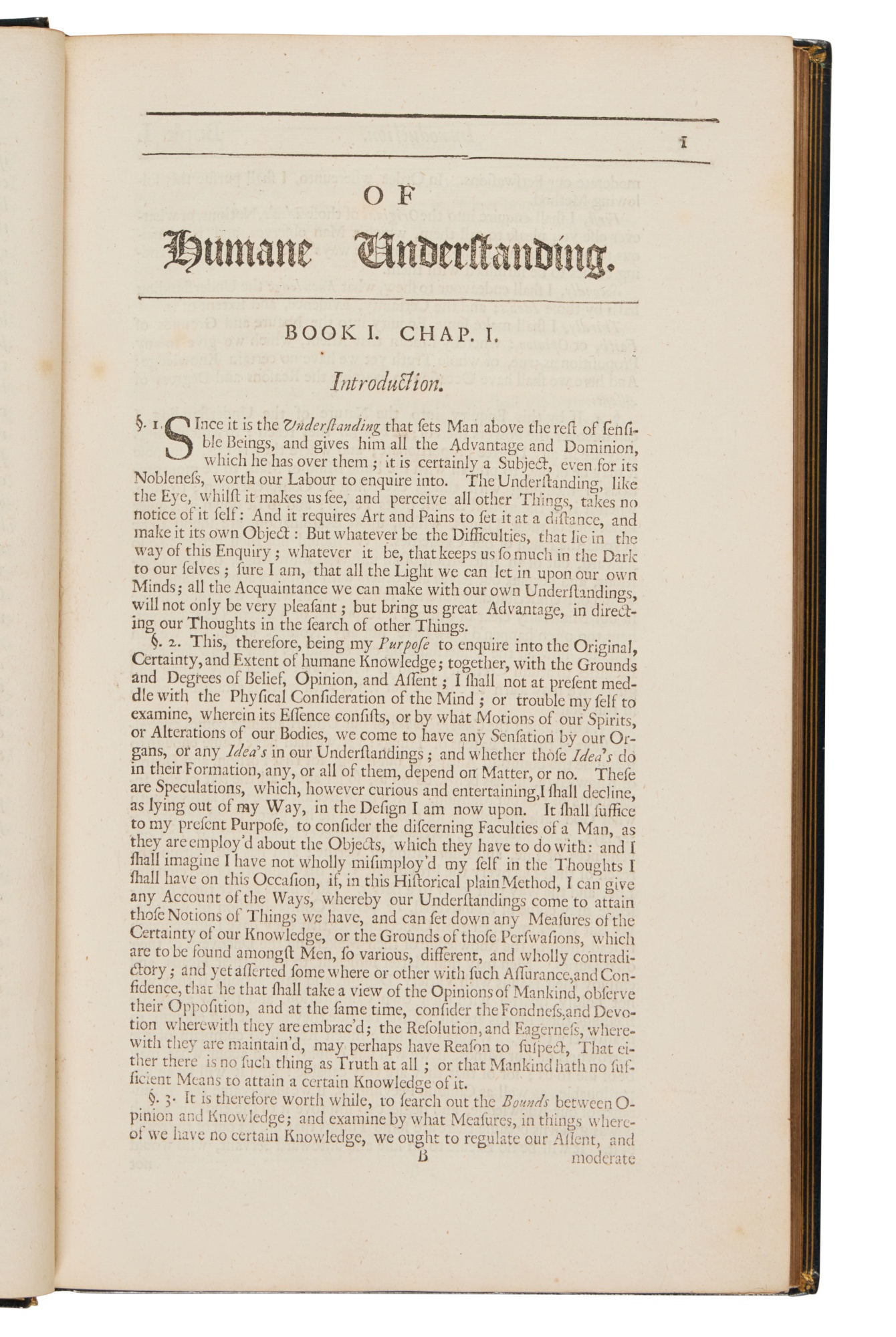 Locke, John | On "the certainty and the adequacy of human knowledge ...