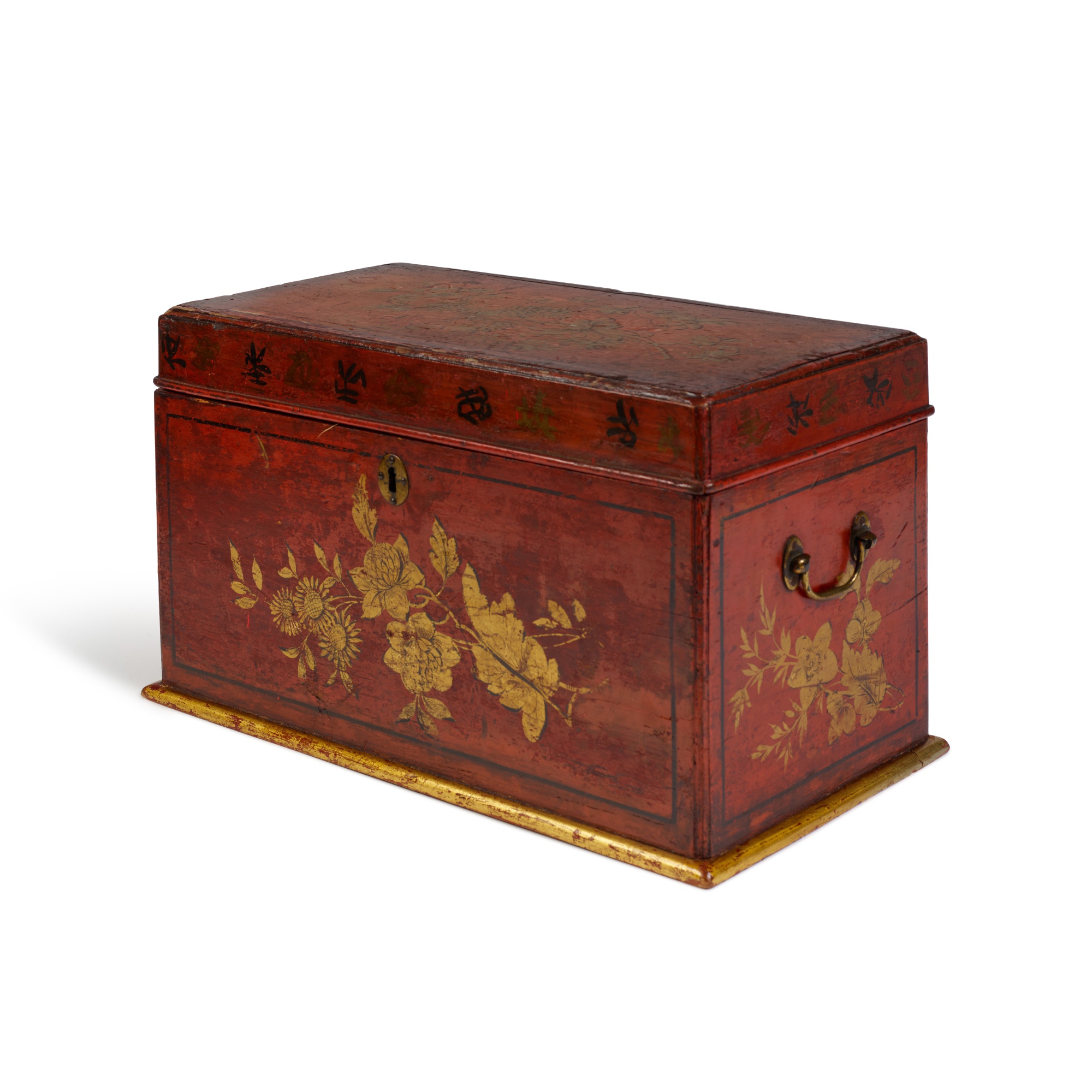 A Dutch Gilt-Decorated Red Lacquer Box, 19th Century | Design 17/20 ...