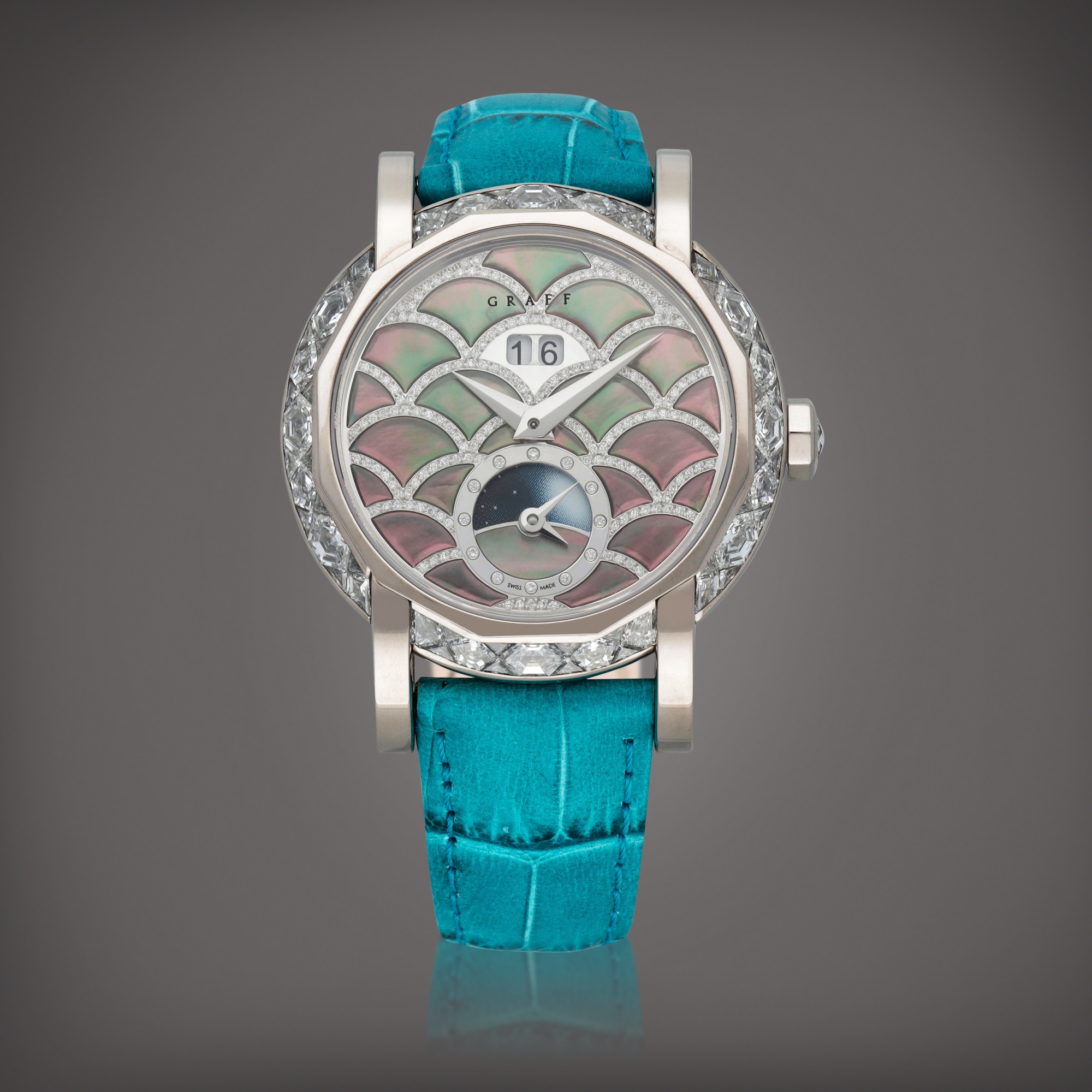 'Graff Star', Reference GSA38WGDL | A white gold and diamond set dual ...