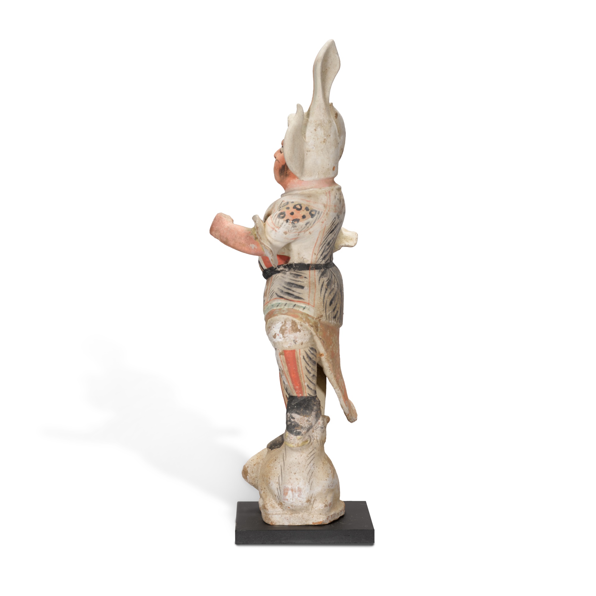 A Chinese painted pottery figure of a Lokapala, Tang dynasty | As It ...