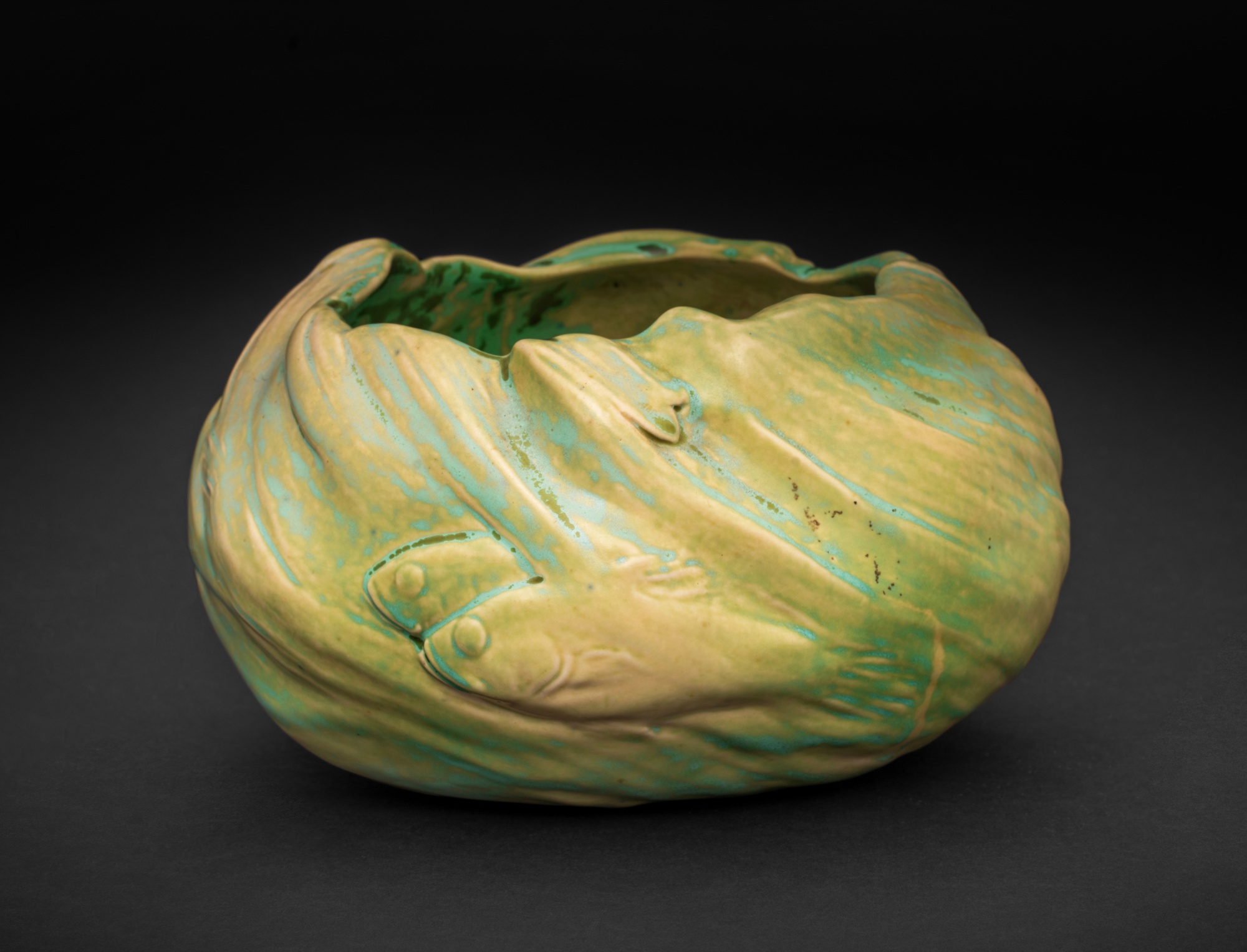 "Fish" Pottery Bowl | The Doros Collection: The Art Glass of Louis ...
