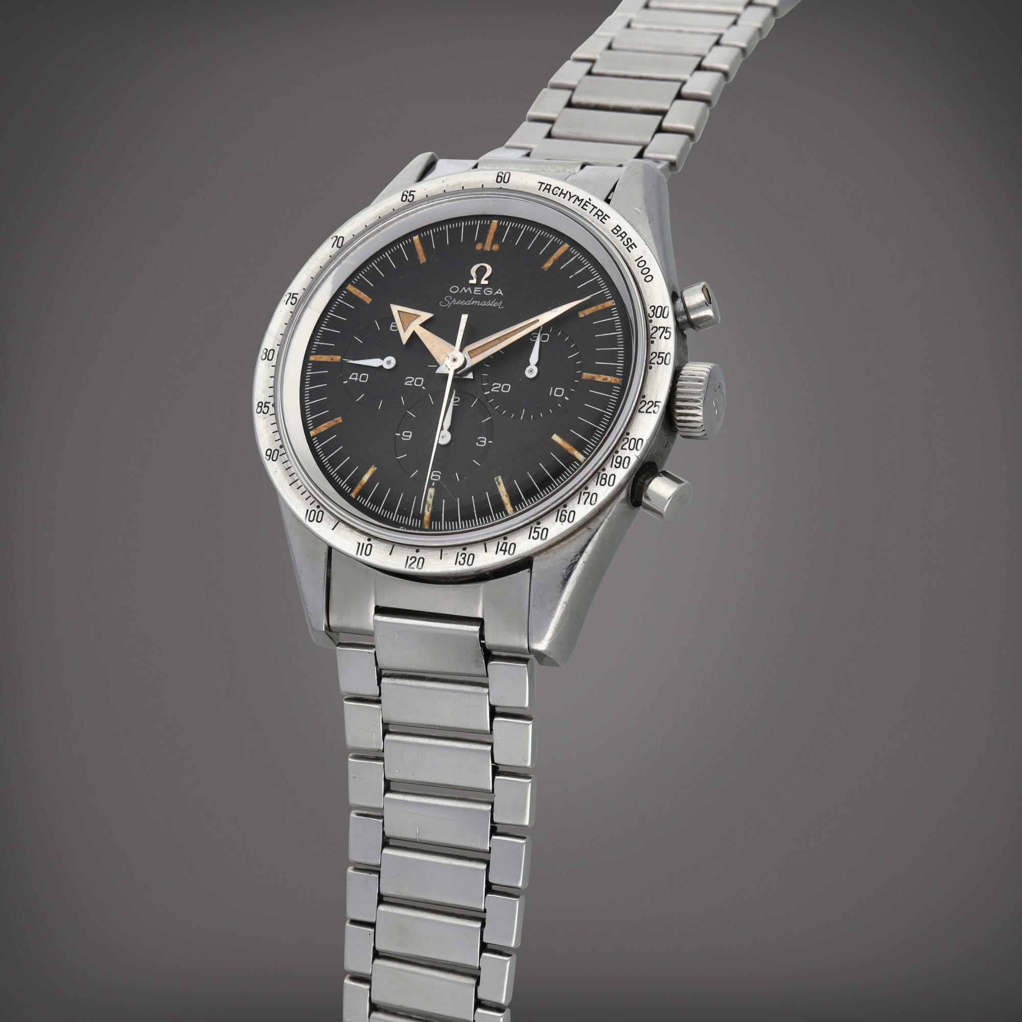 Speedmaster 'Broad Arrow', Reference 2915-1 A stainless steel ...