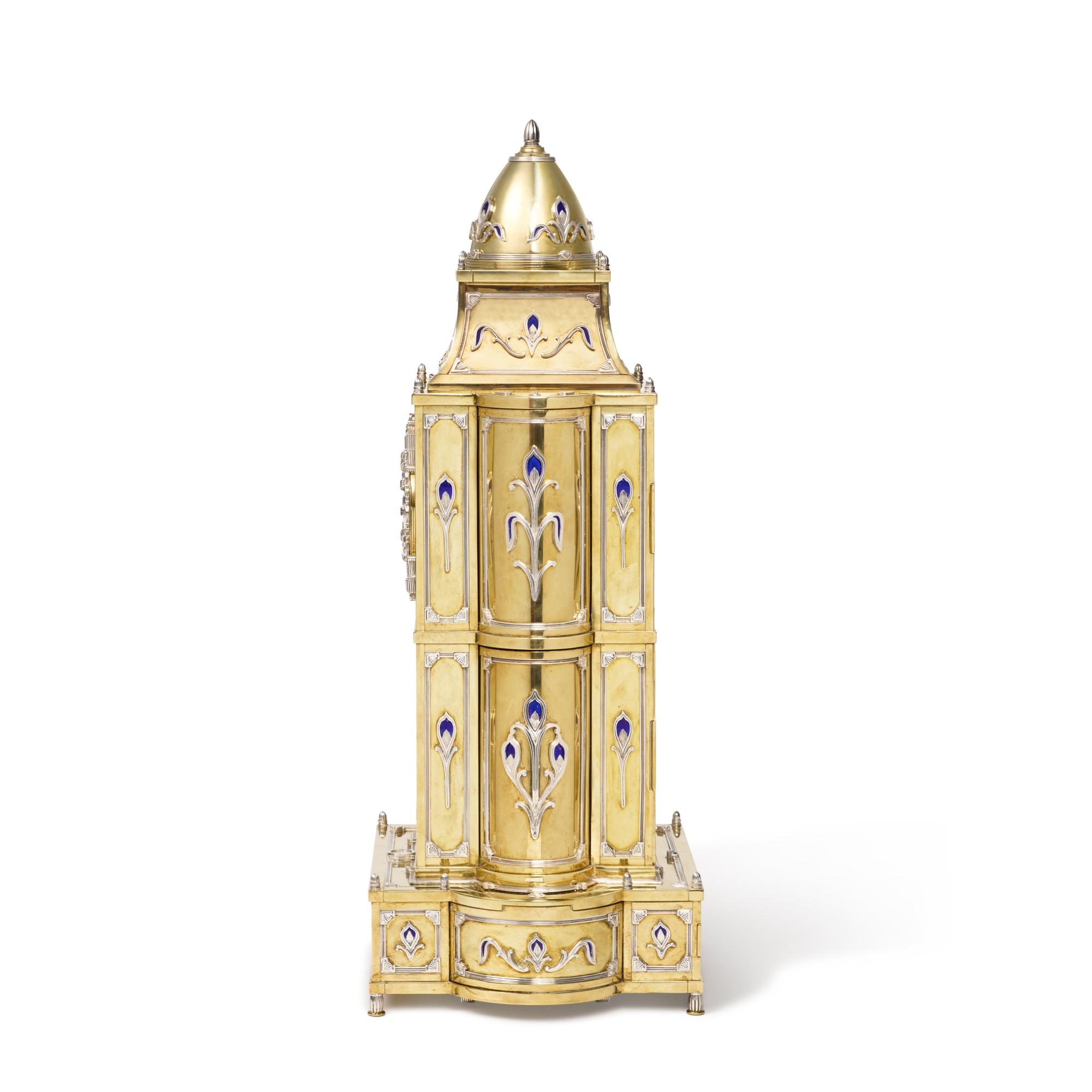 An Israeli Gilt and Silvered Metal and Enamel Holiday Compendium, Yossi ...