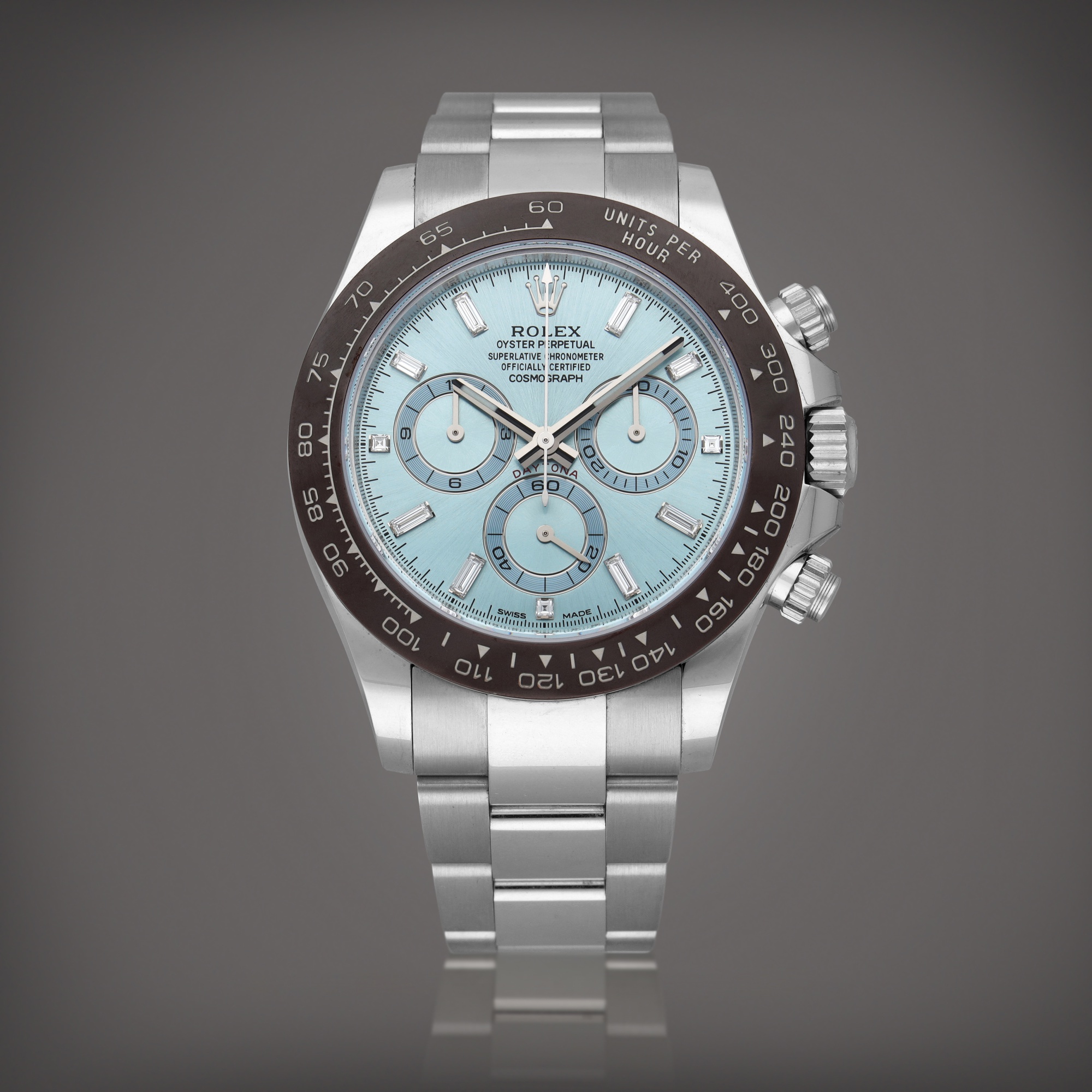 Daytona, Reference 116506 A platinum chronograph wristwatch with ...