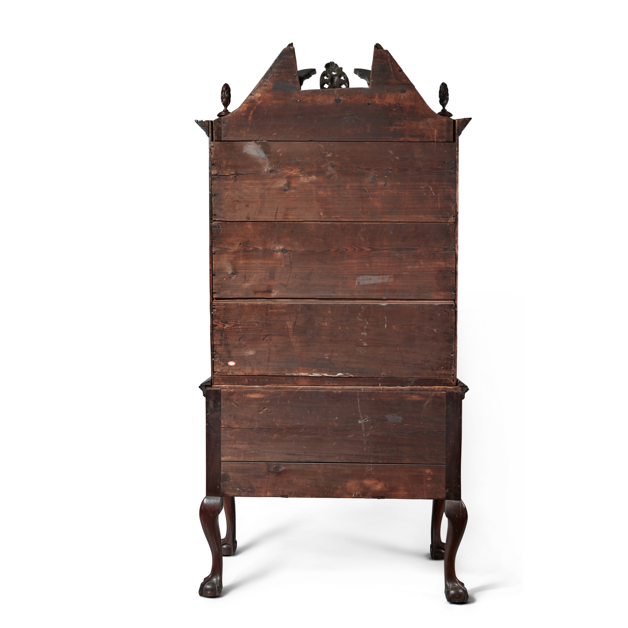 The Palmer-Franklin Chippendale Mahogany Bonnet-Top High Chest of ...