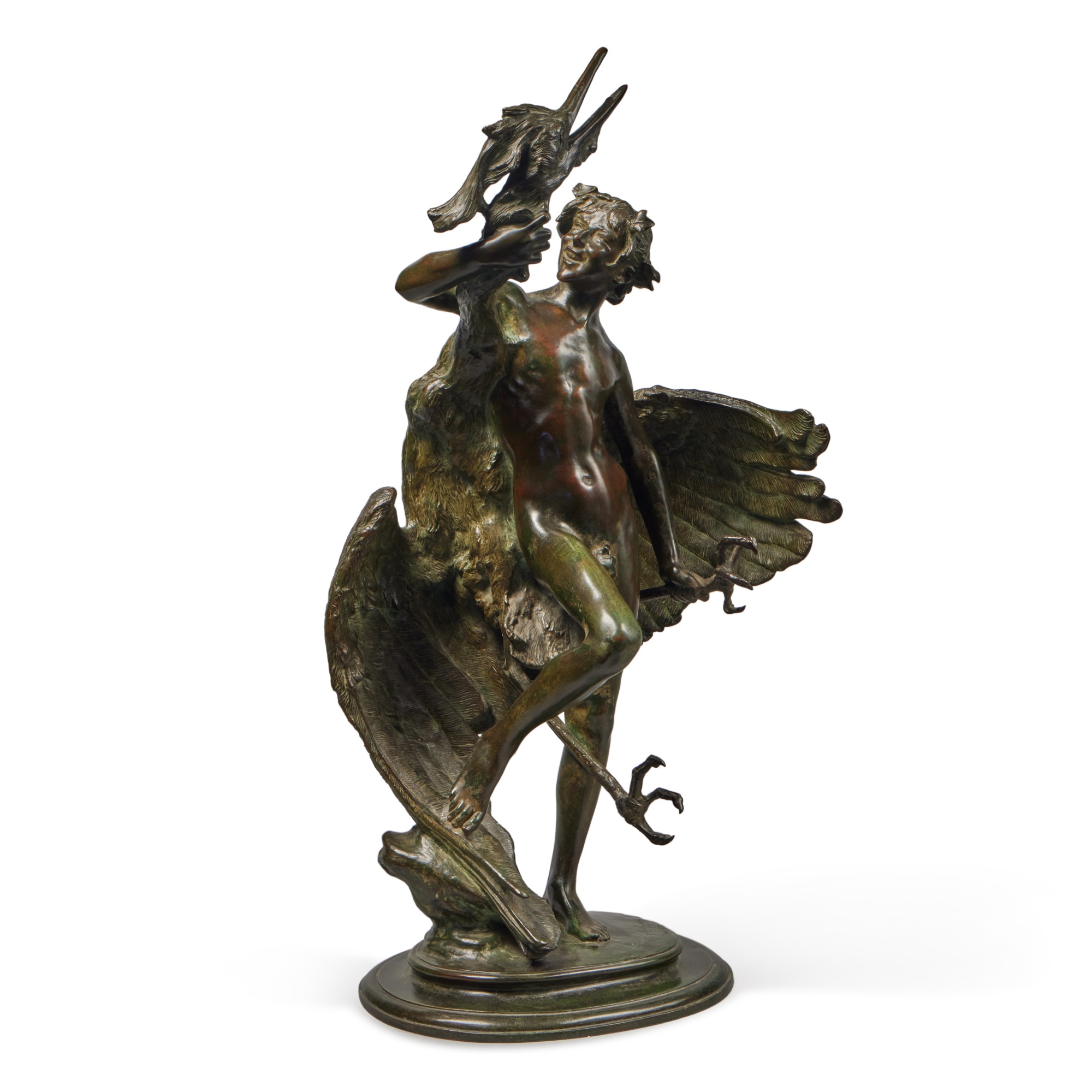 Young Faun with Heron | Cross-Currents in America: The Wolf Family ...