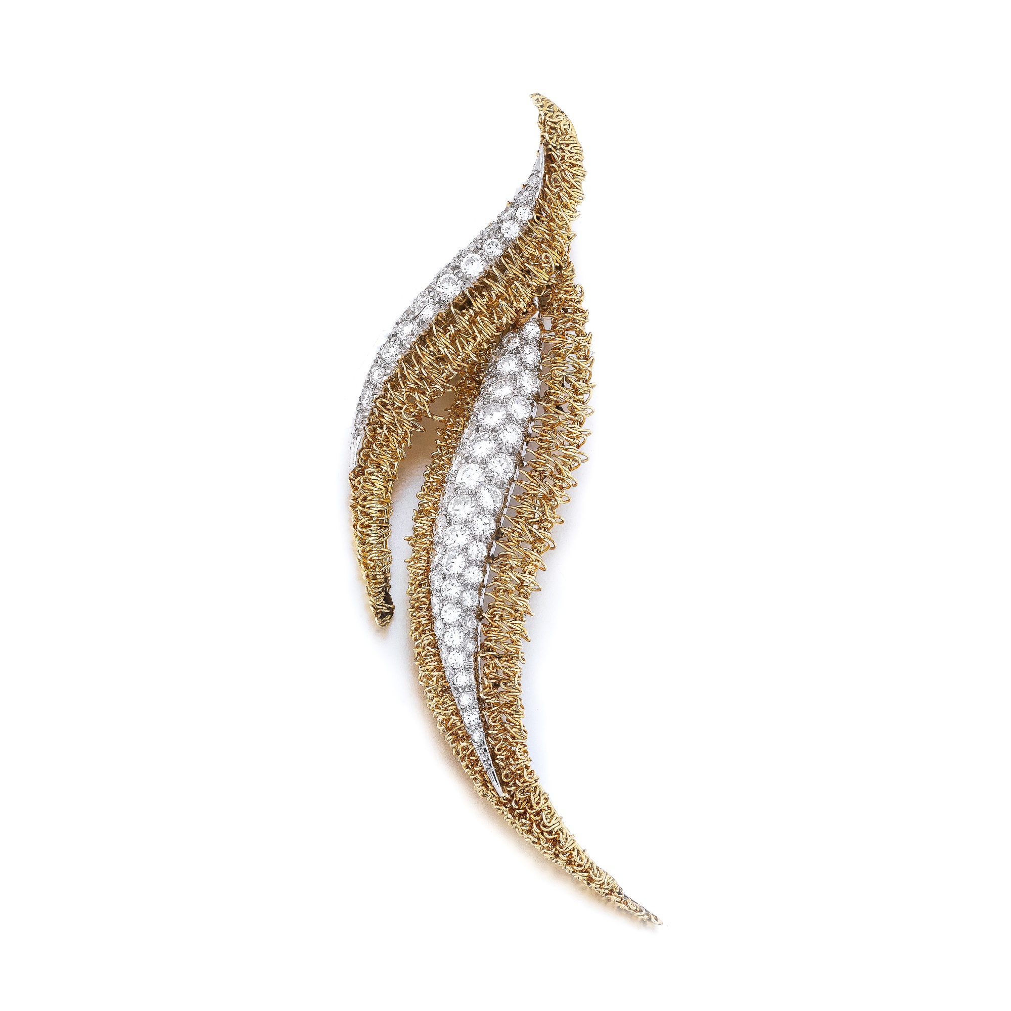 Broche or et diamants | Gold and diamond brooch | Fine Jewels | 2023 ...