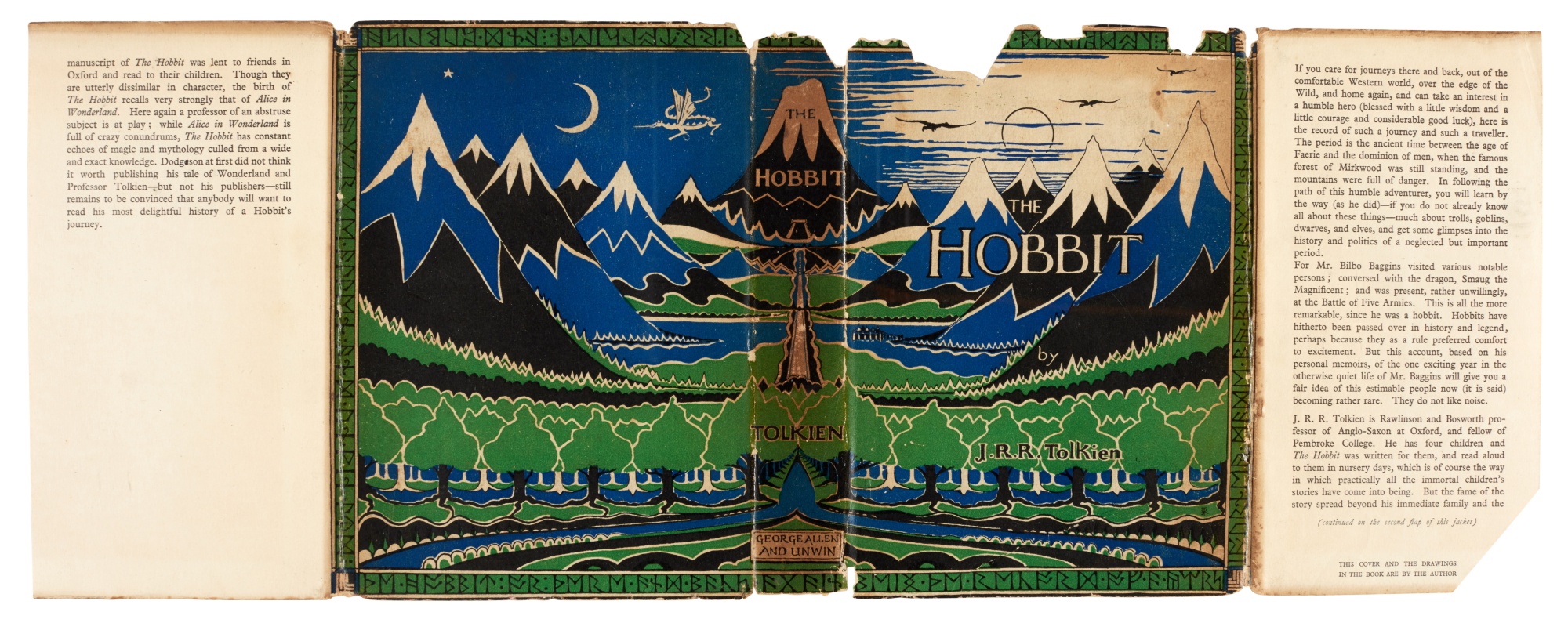 J.R.R. Tolkien | The Hobbit, or There and Back Again, London, 1937 ...