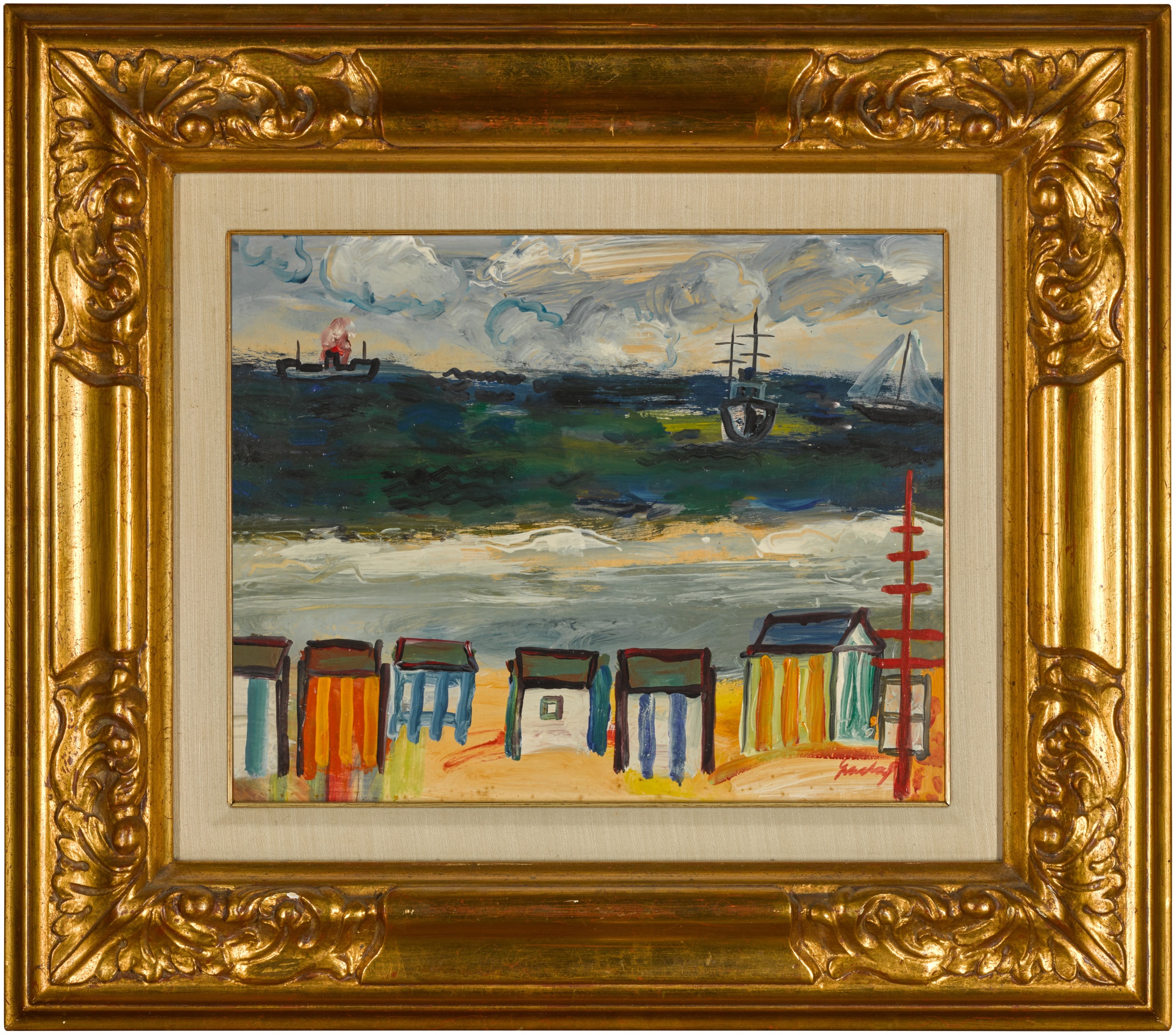 Scene de plage | Modern Discoveries including Works from the Collection ...