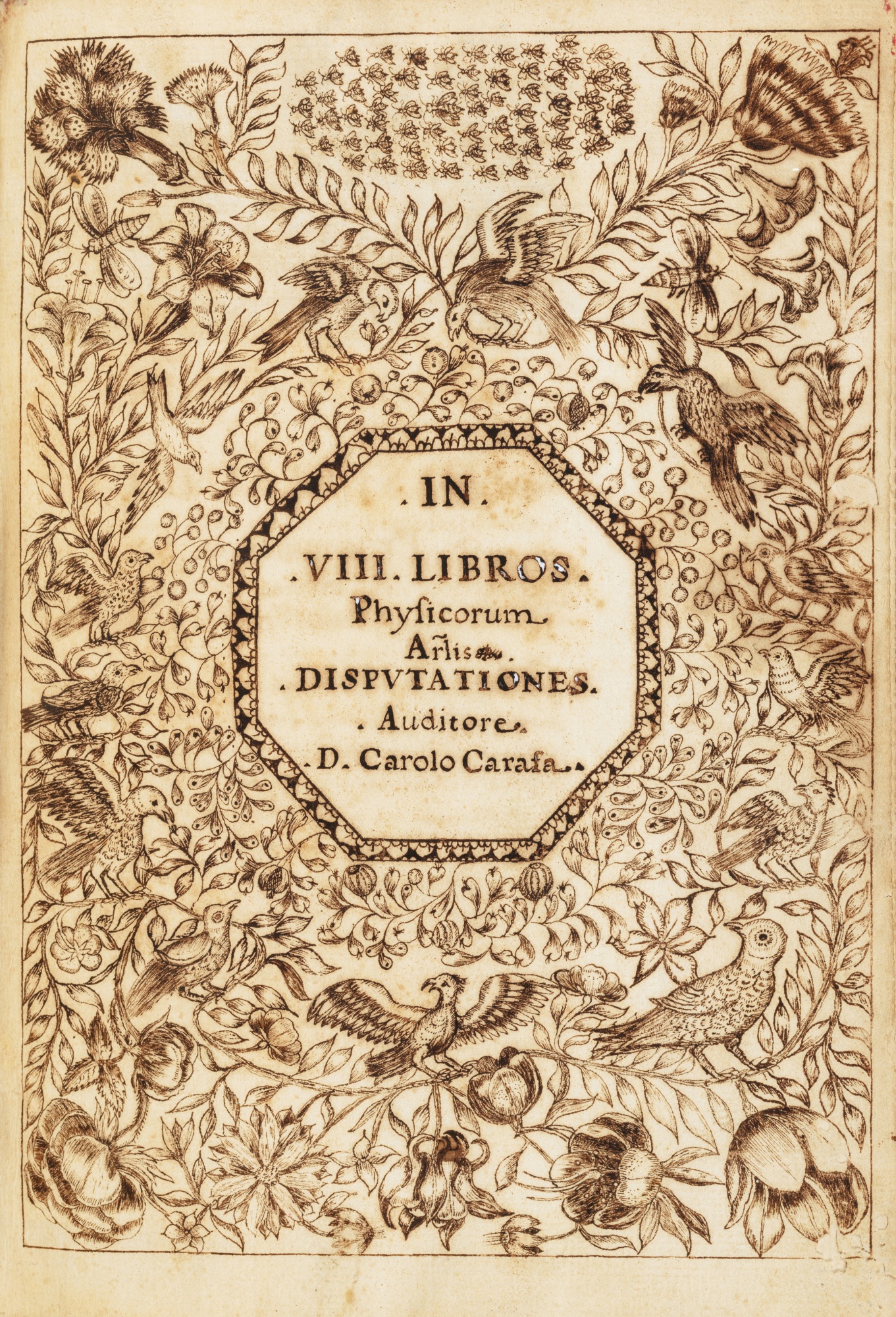 Physicorum artis disputationes... Rome, vers 1607. Belle reliure ...