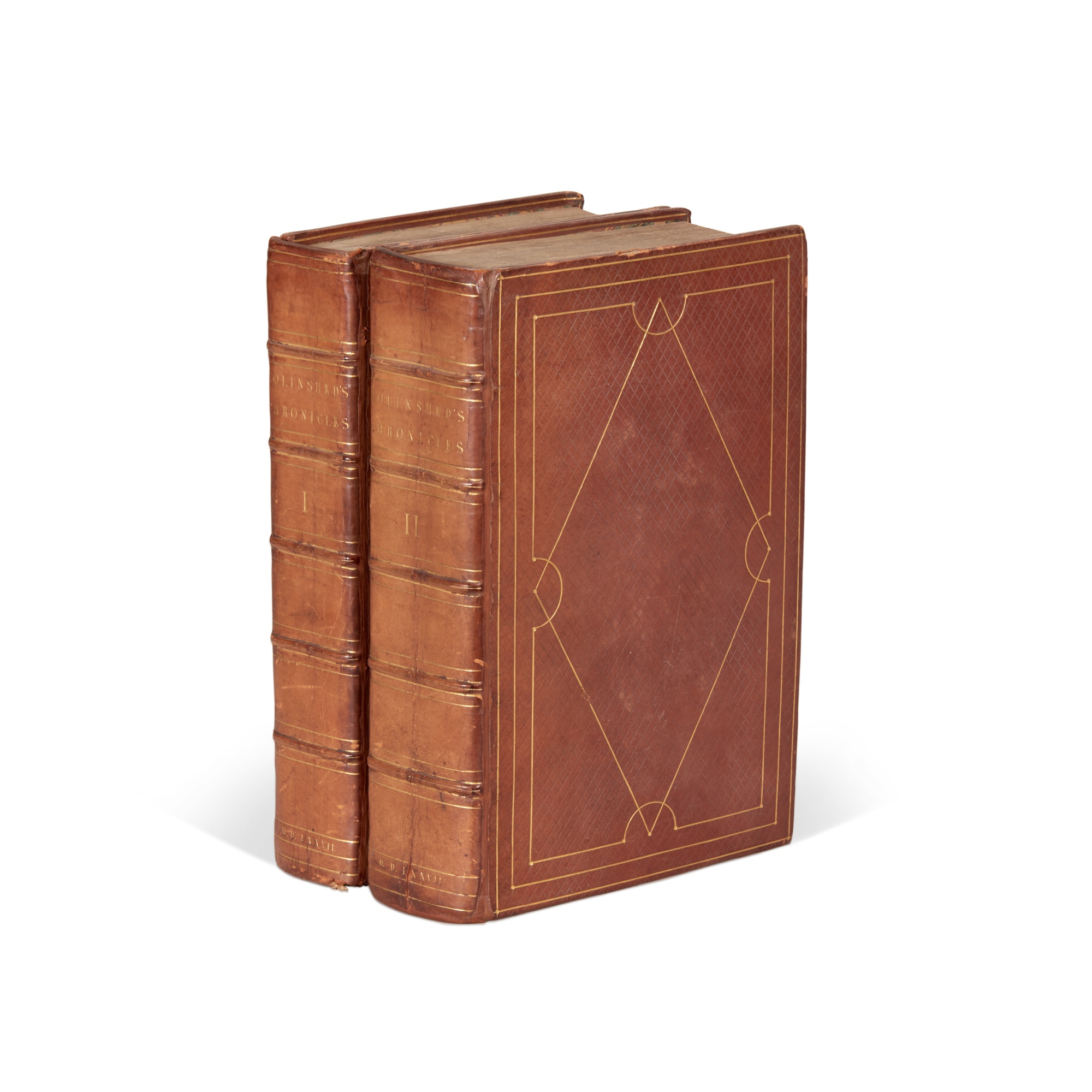 Raphael Holinshed | Chronicles, London, 1577, 2 volumes, later diced ...