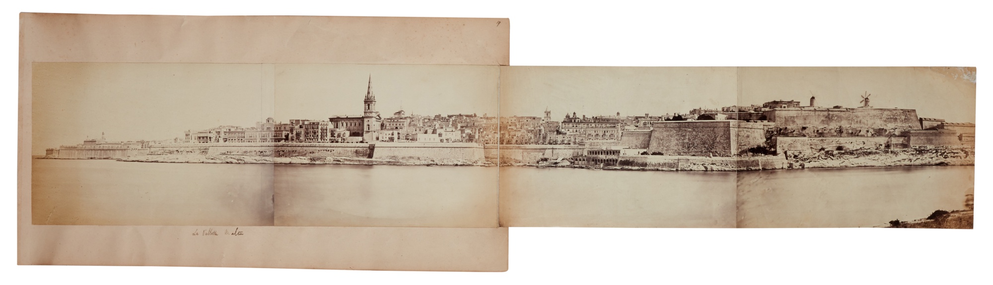 Malta | Three-part albumen print panorama, c.1860 | Travel, Atlases ...