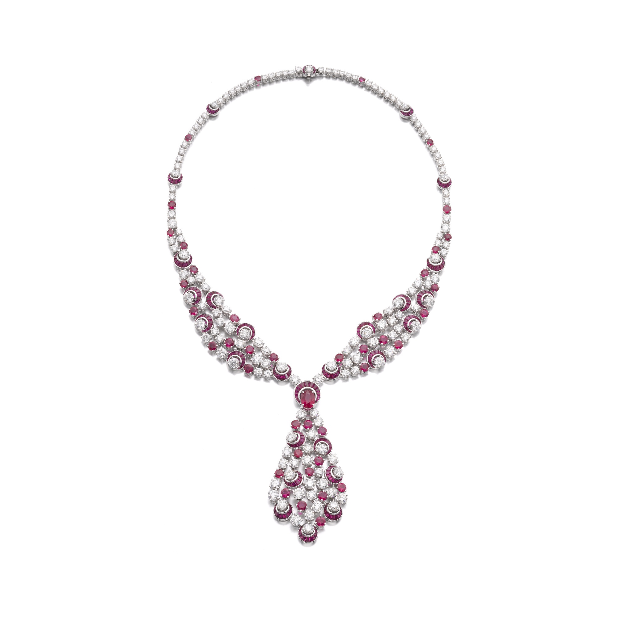 Ruby and diamond necklace, Graff | 格拉夫 紅寶石及鑽石項鏈 | Magnificent Jewels ...