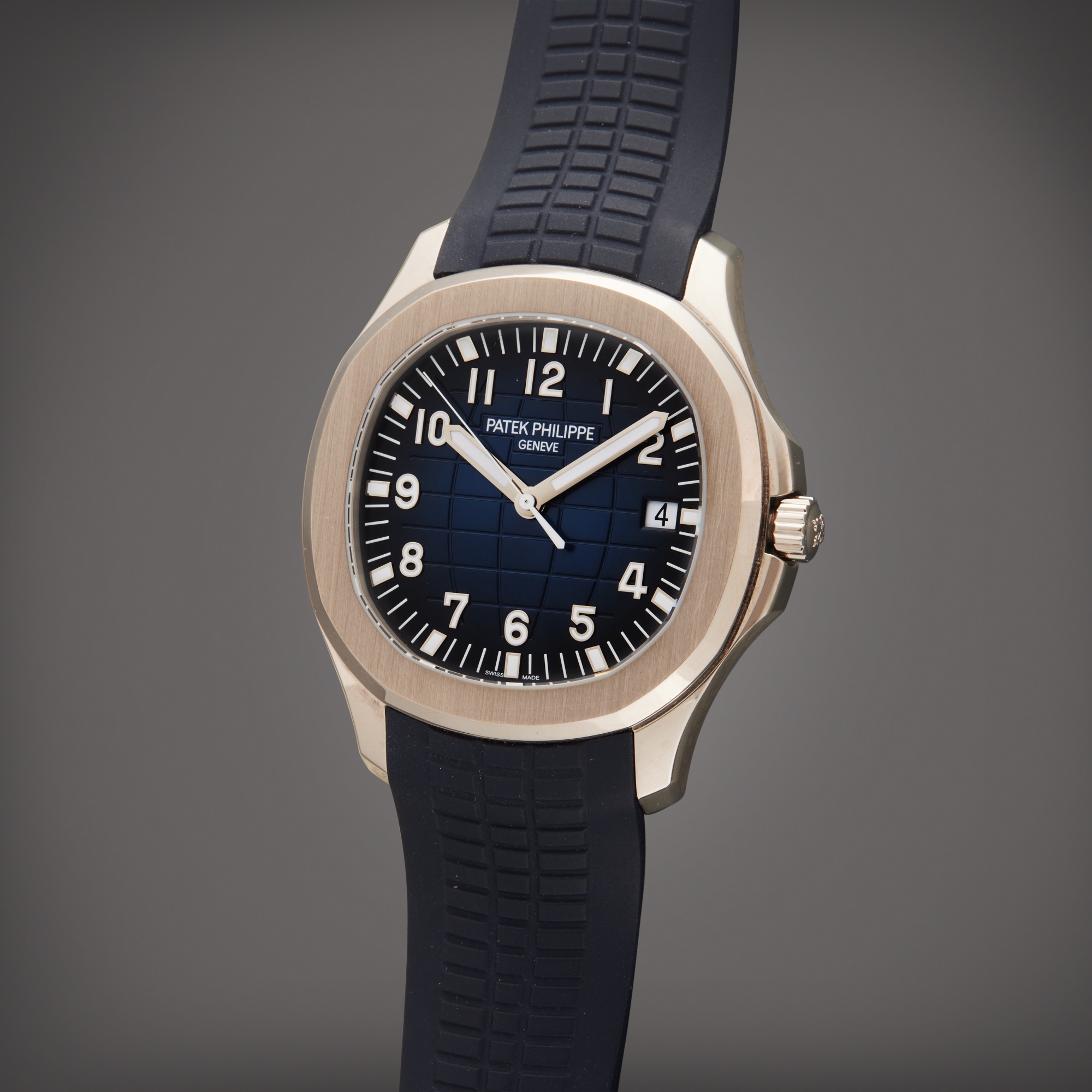 Reference 5168G-001 Aquanaut | A white gold automatic wristwatch with ...