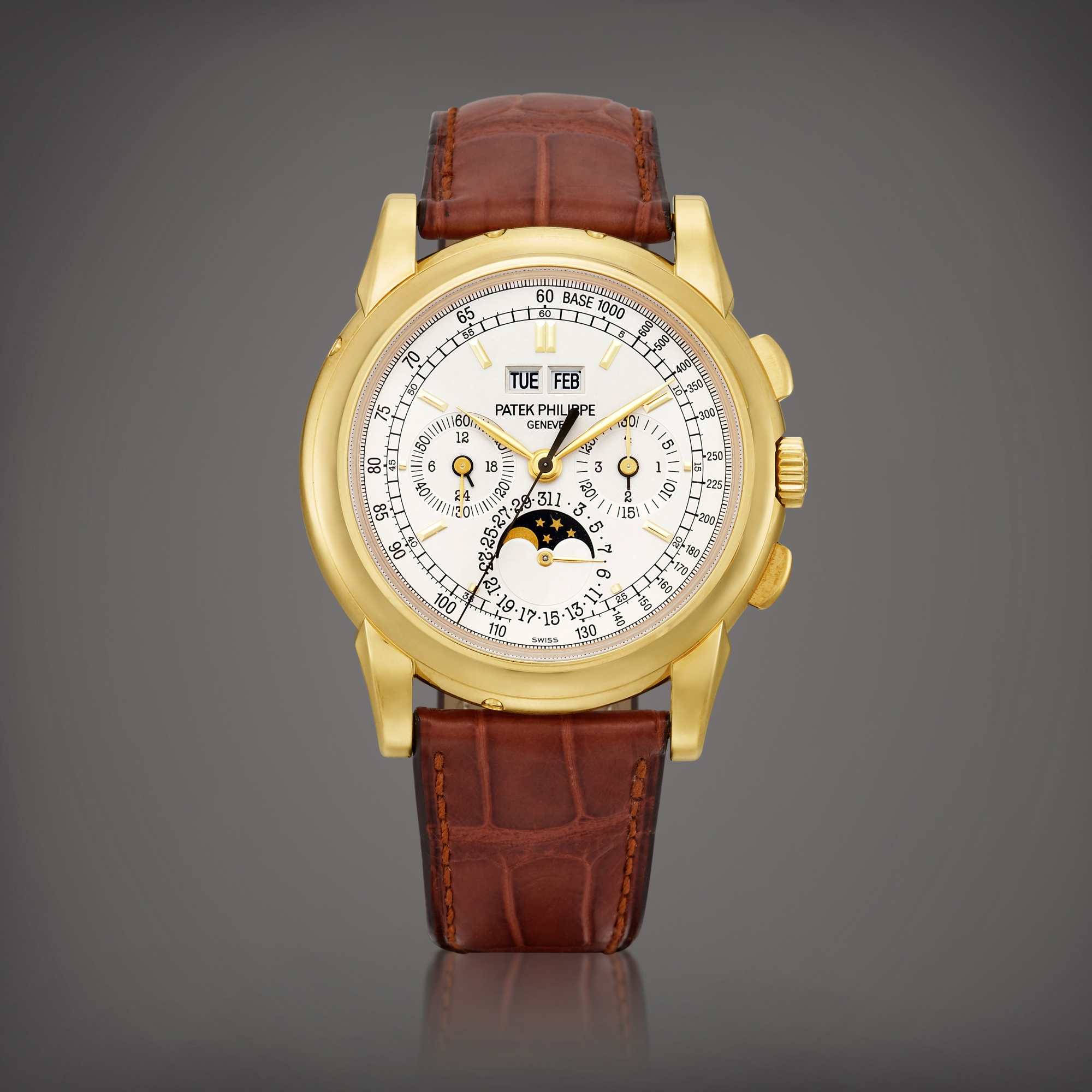 Reference 5970 | A yellow gold perpetual calendar chronograph ...