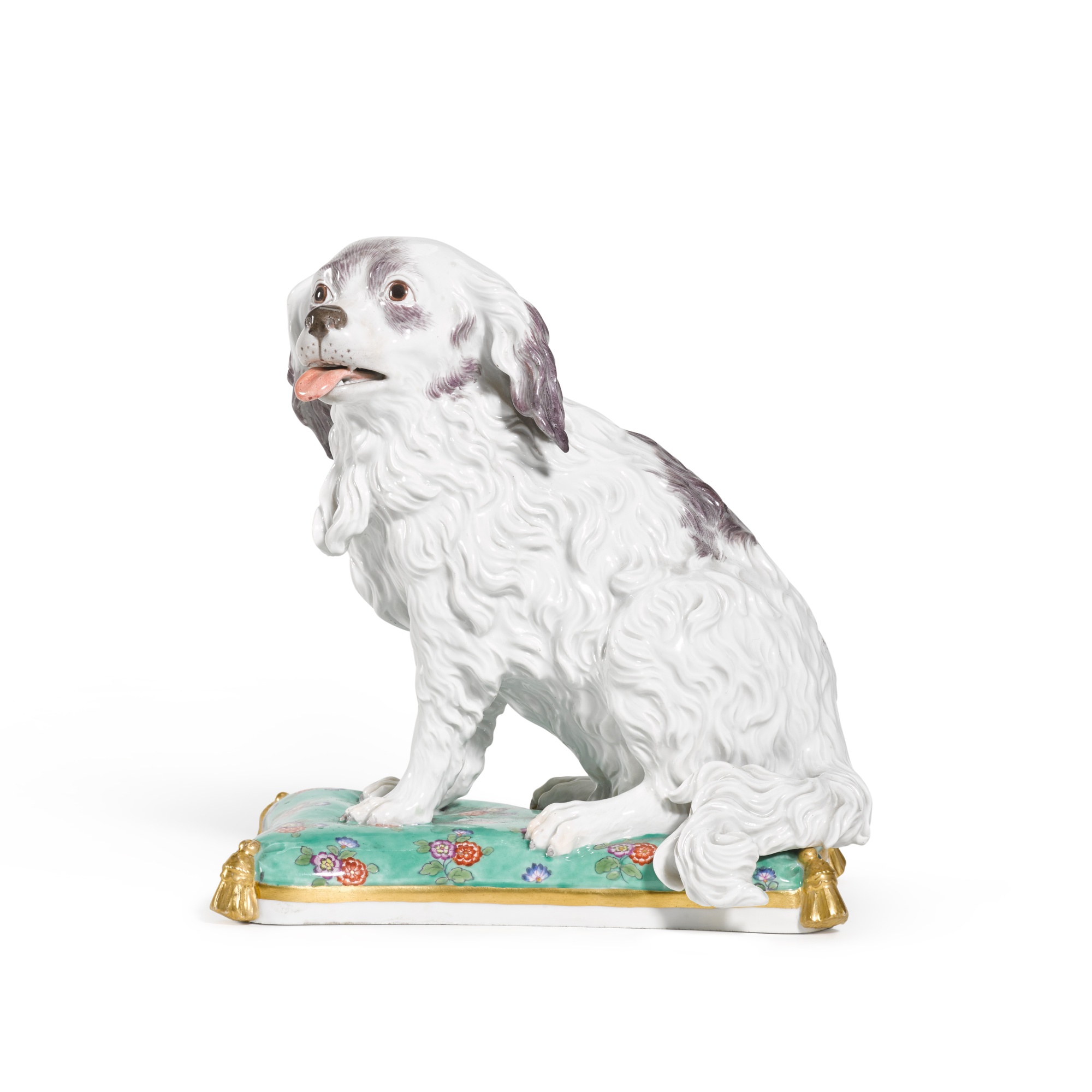 A Meissen model of a spaniel, 20th century | Kenneth Neame: Cadogan ...
