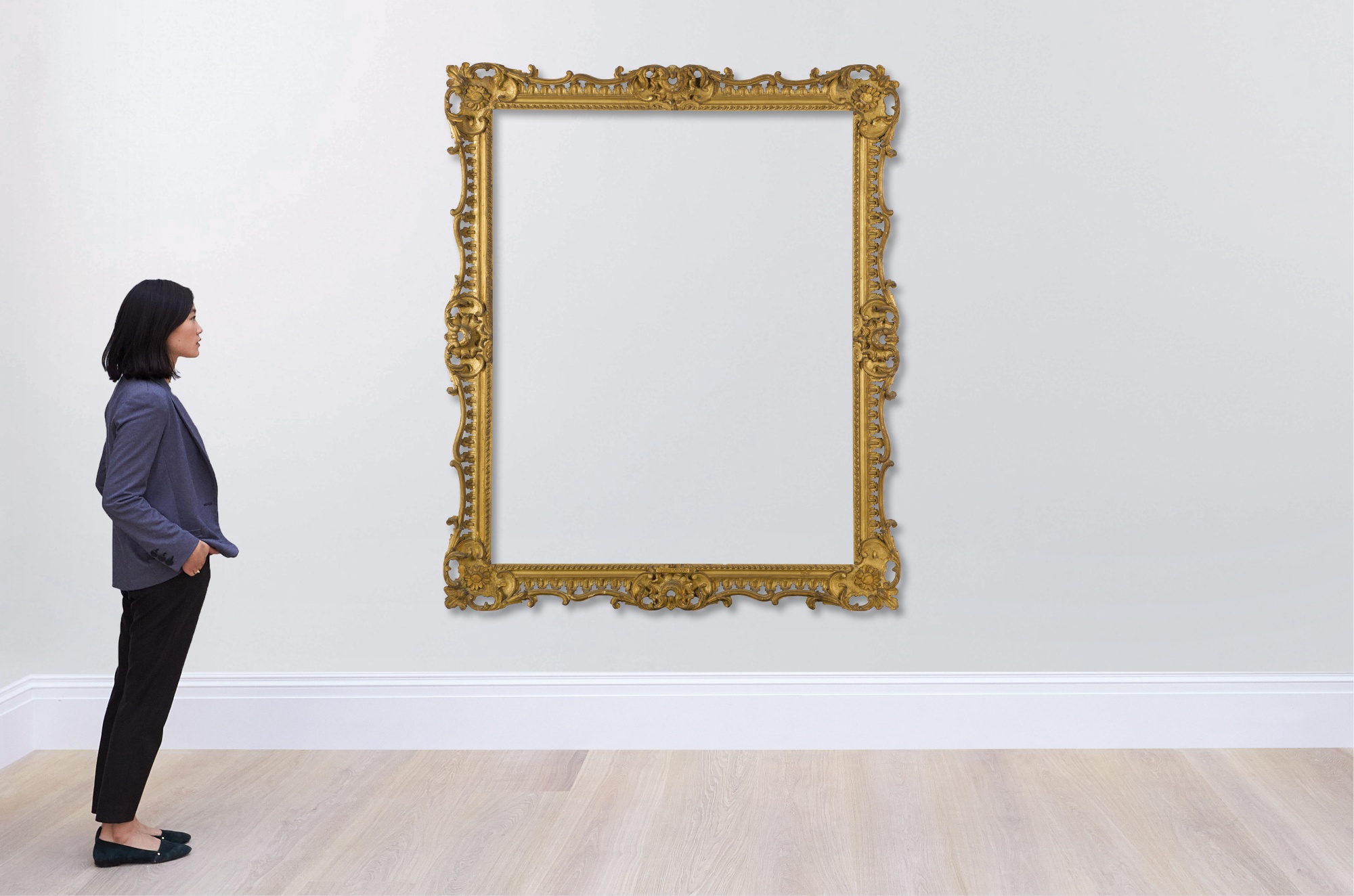 A fine mid-18th century British Rococo carved giltwood frame | Frames ...