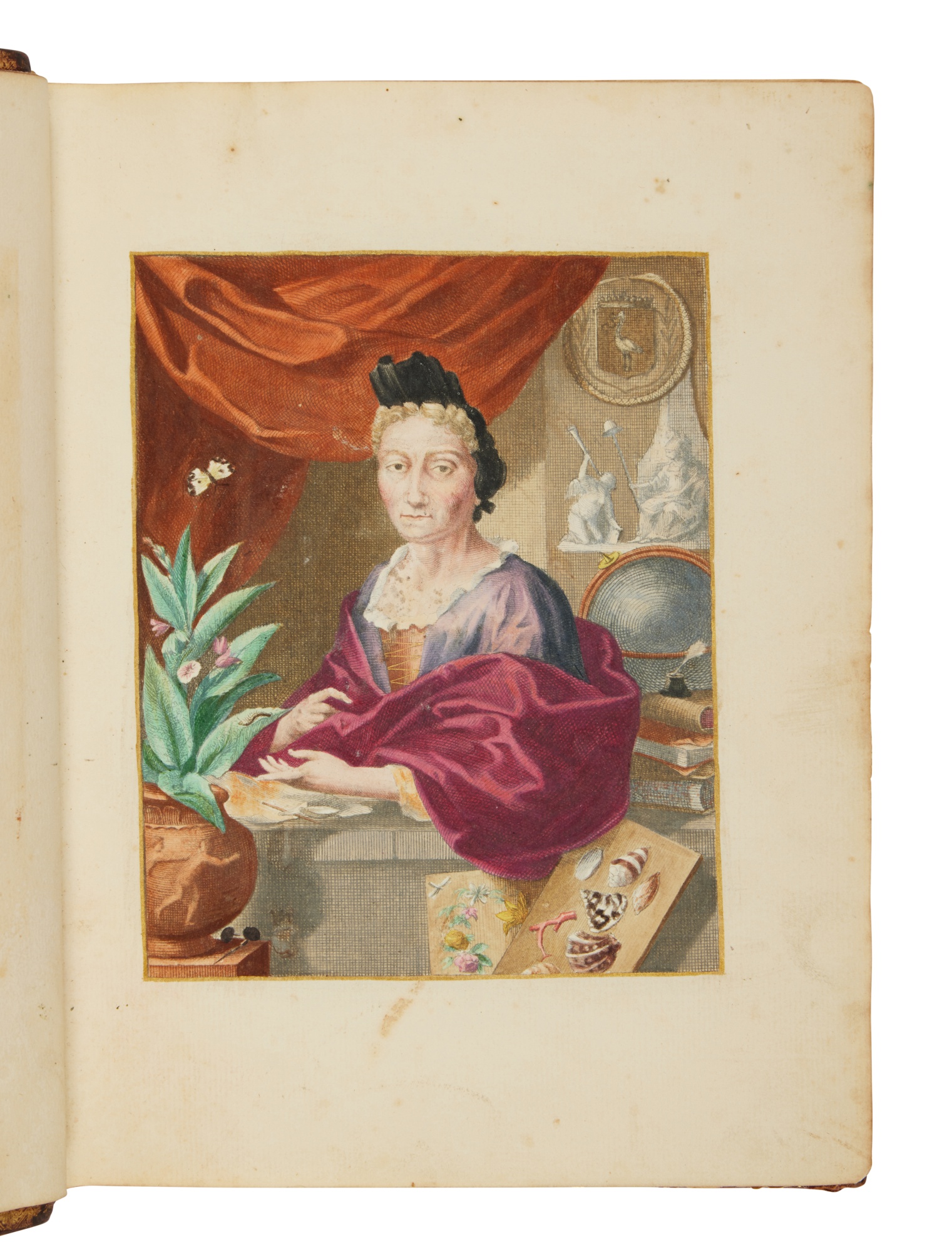 Merian, Maria Sibylla | The rare de-luxe issue of Der Rupsen Begin ...