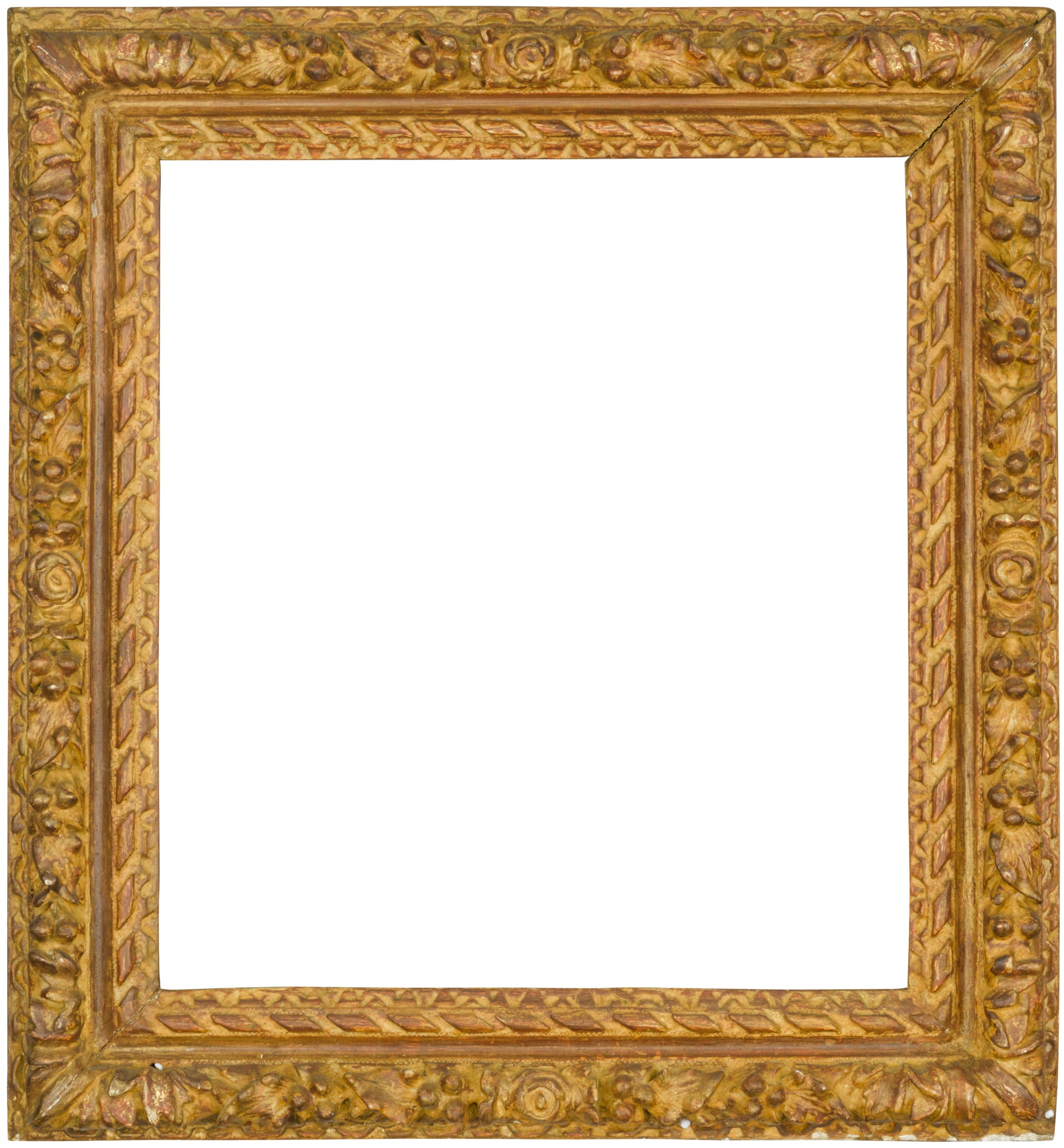 A Louis XIII-style carved giltwood garland frame | Frames from the ...