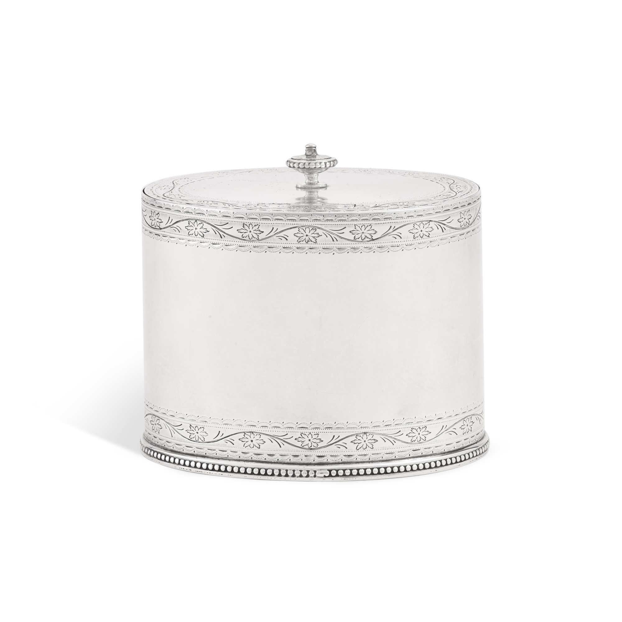 A George III silver tea caddy, Hester Bateman, London, 1784 | Design 17 ...
