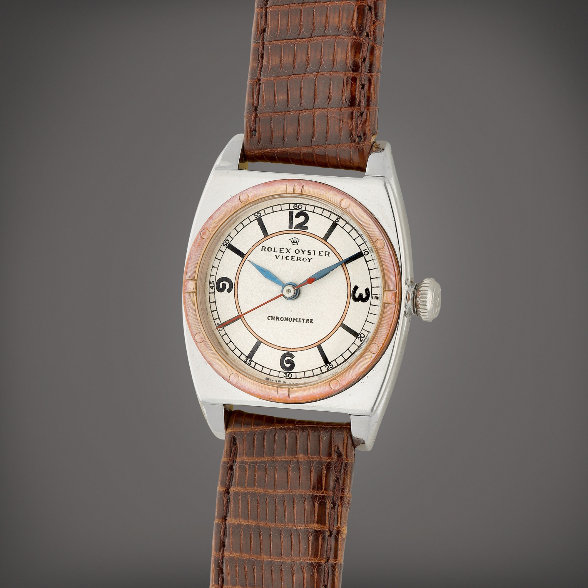 Oyster Viceroy, Reference 3359 | A pink gold and stainless steel ...