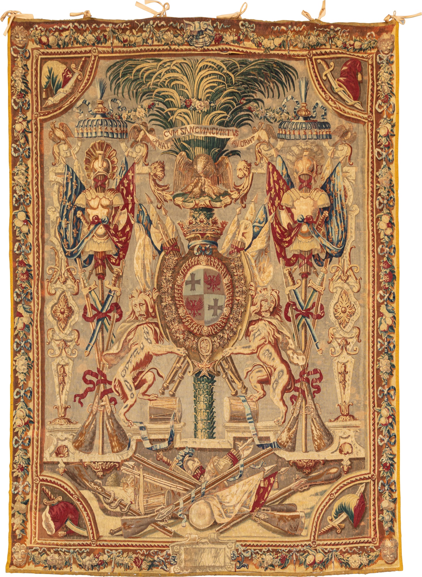 A Louis XIV Manufacture Royales des Gobelins tapestry, with the La ...