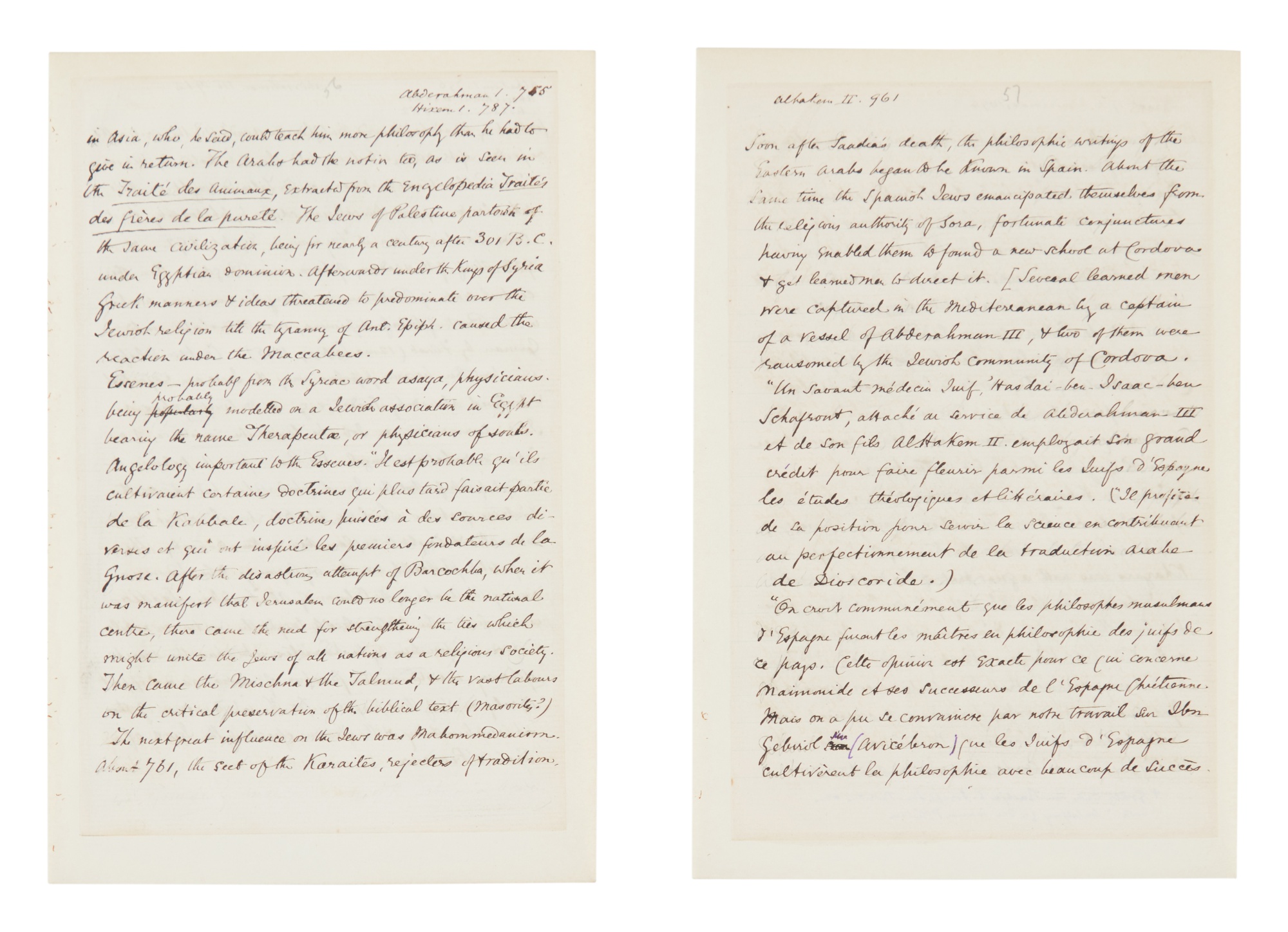Eliot, George | An autograph manuscript, evidently unrecorded, by ...