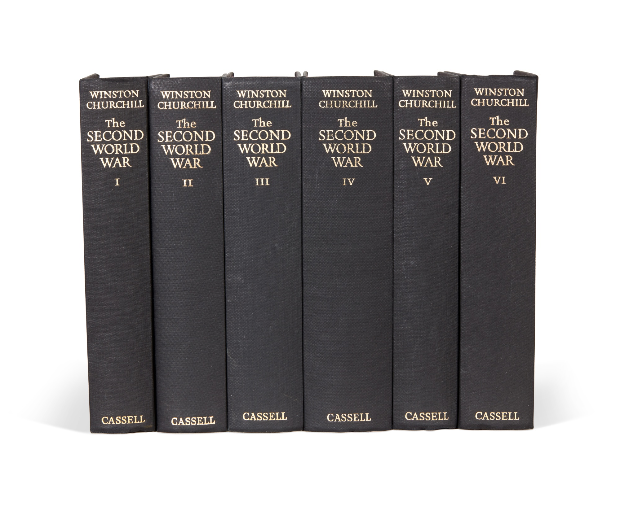 Winston Churchill | The Second World War, London, 1948-53, six vols, signed by the author, with ...