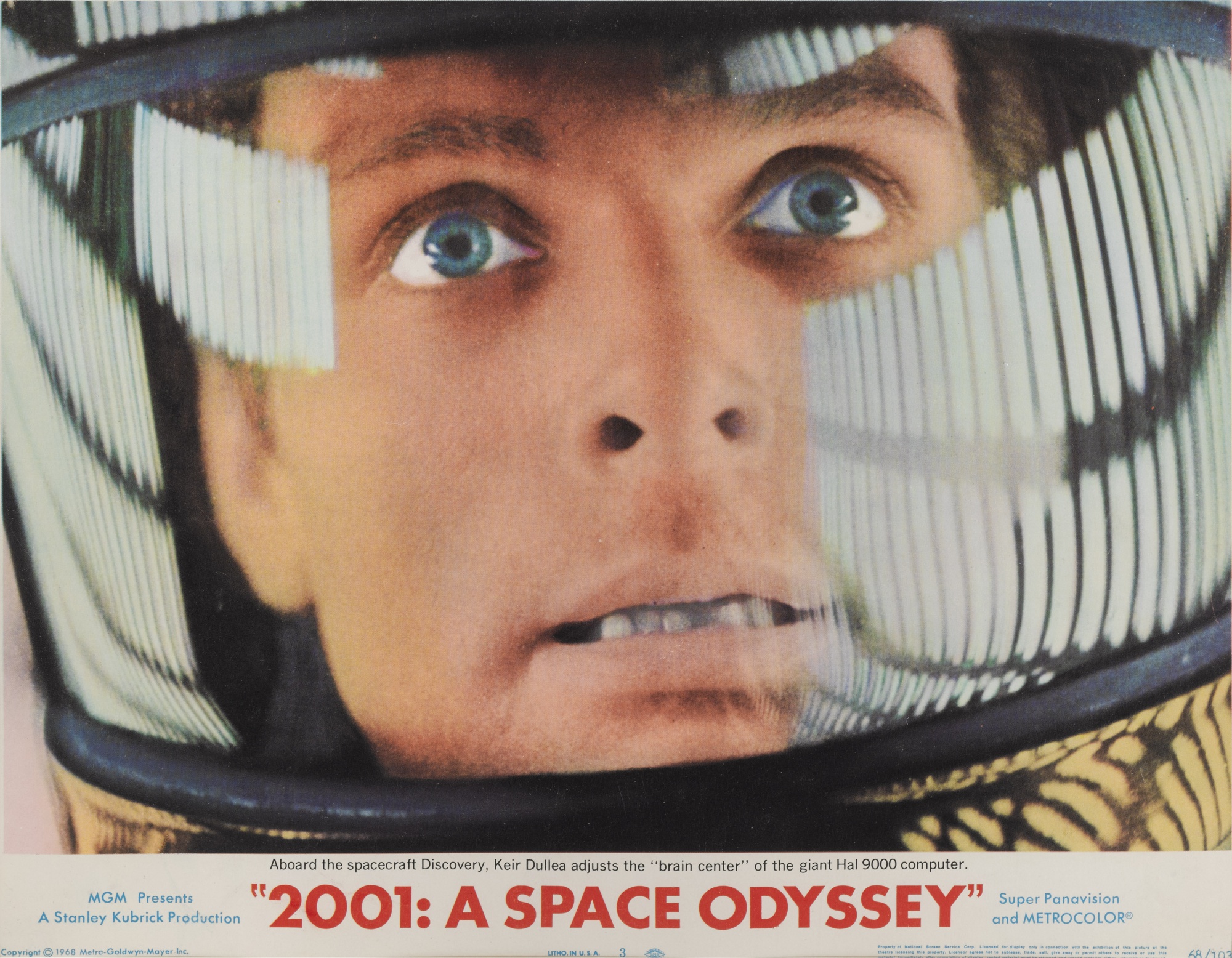 2001: A Space Odyssey (1968), lobby card numbers 3 and 4, US | Original ...