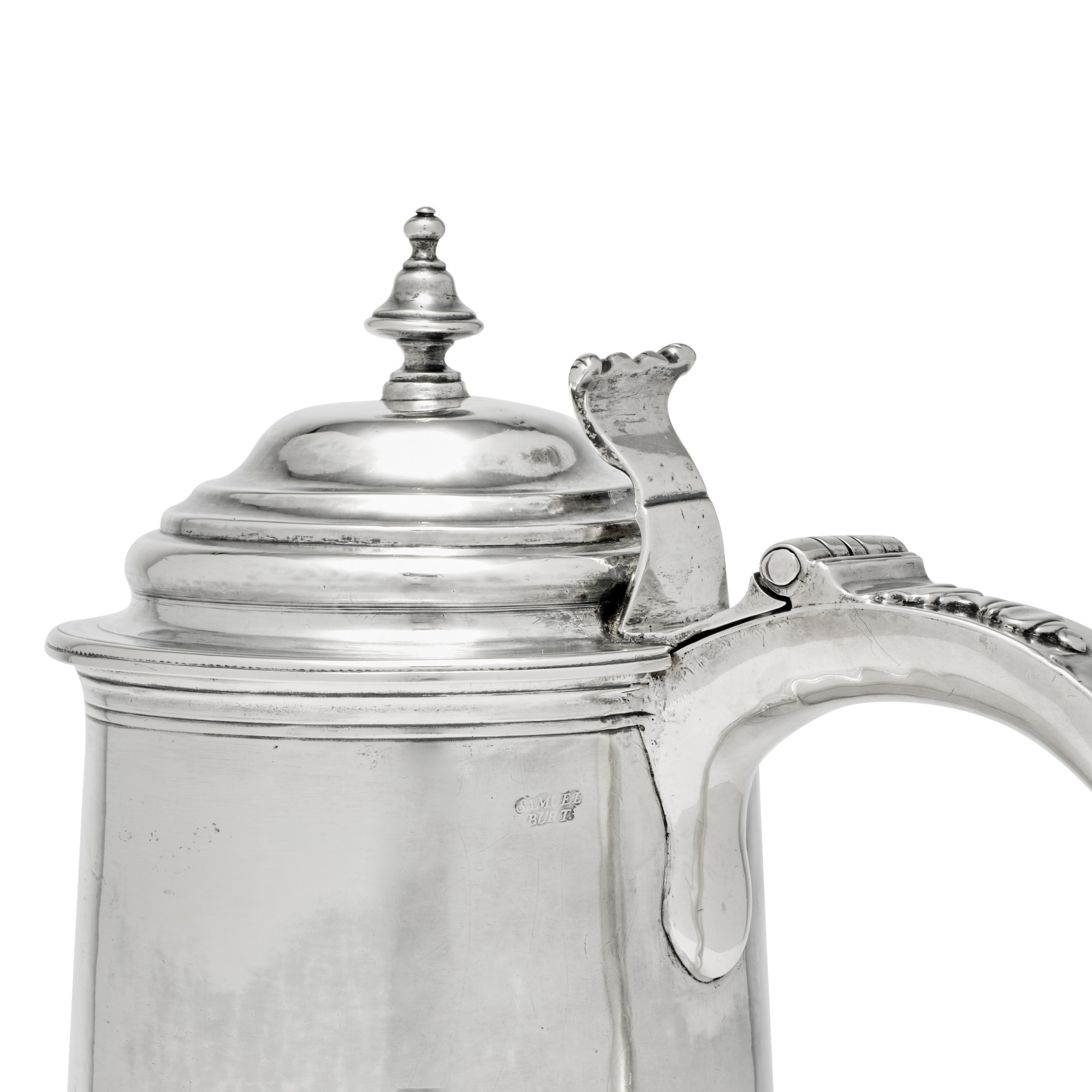 American Silver Tankard, Samuel Burt, Boston, Circa 1750 | Americana ...