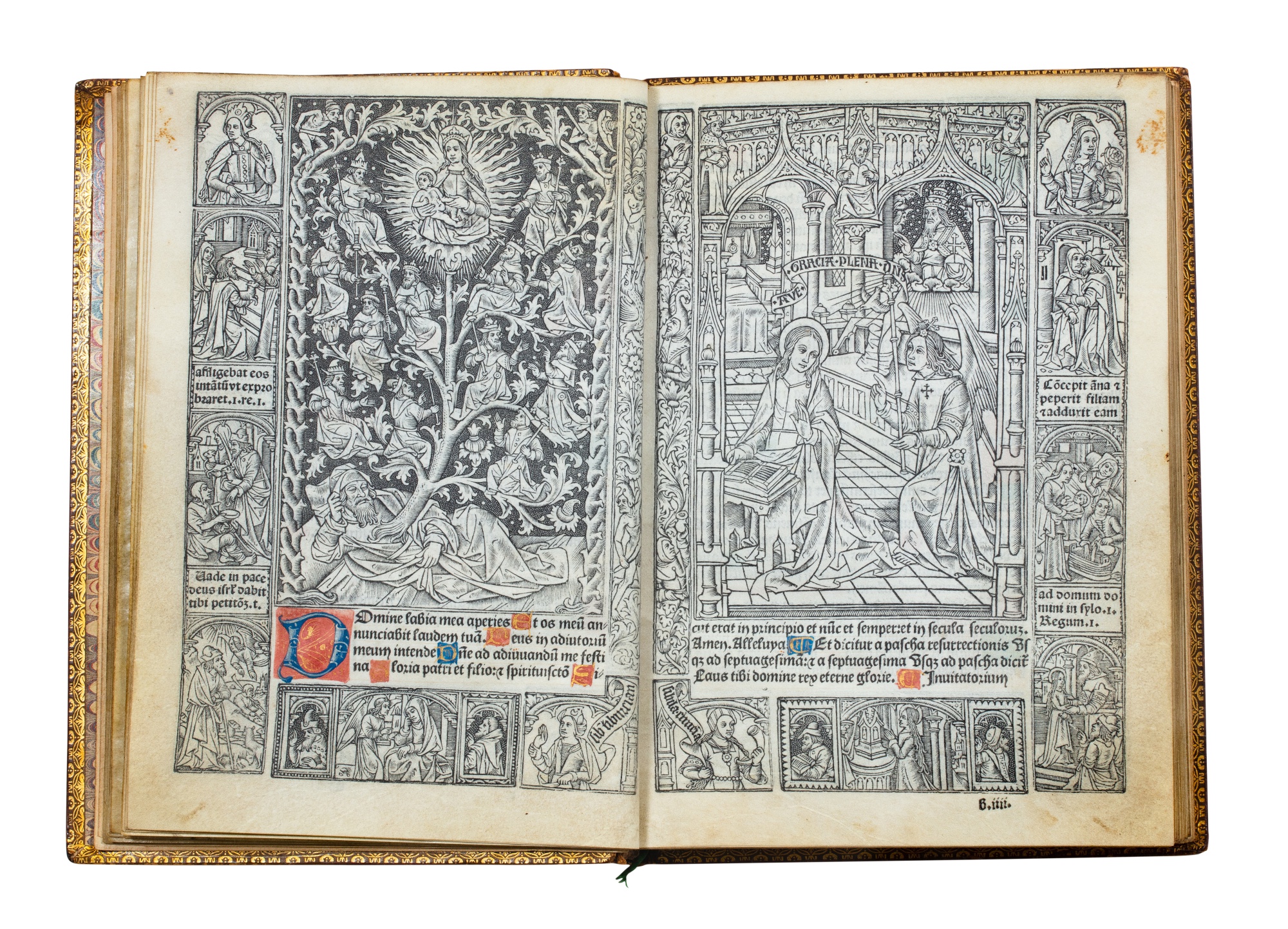 Les presentes heures a lusaige de Rōme... Paris, 1498. In-4 goth. Ex ...