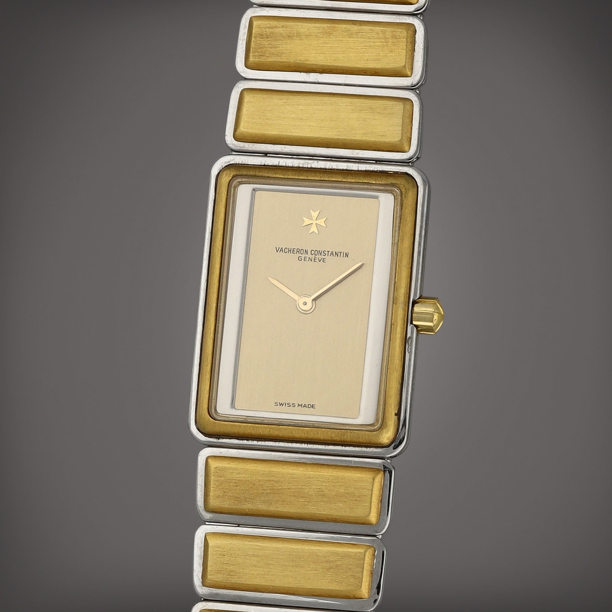 Harmony, Reference 61201 | A yellow gold and stainless steel wristwatch ...