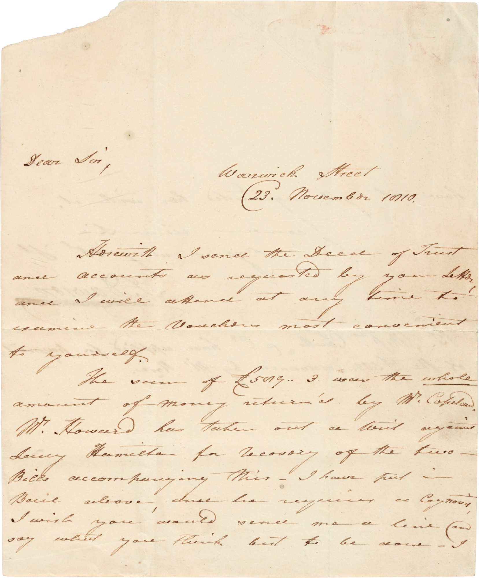 Emma, Lady Hamilton--Merton Place | Collection of financial papers ...