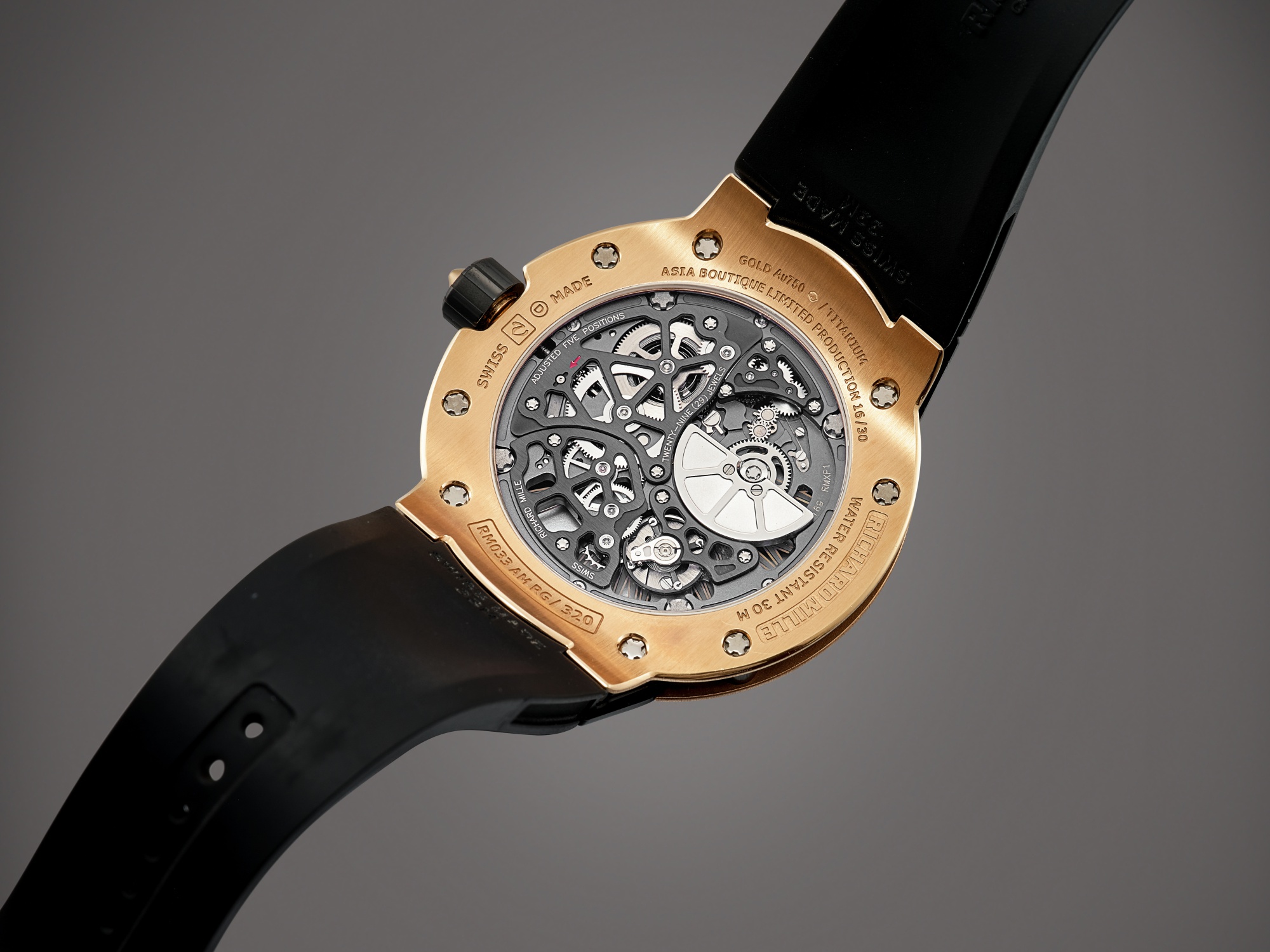 Reference RM033 | A limited edition pink gold and DLC-coated titanium ...