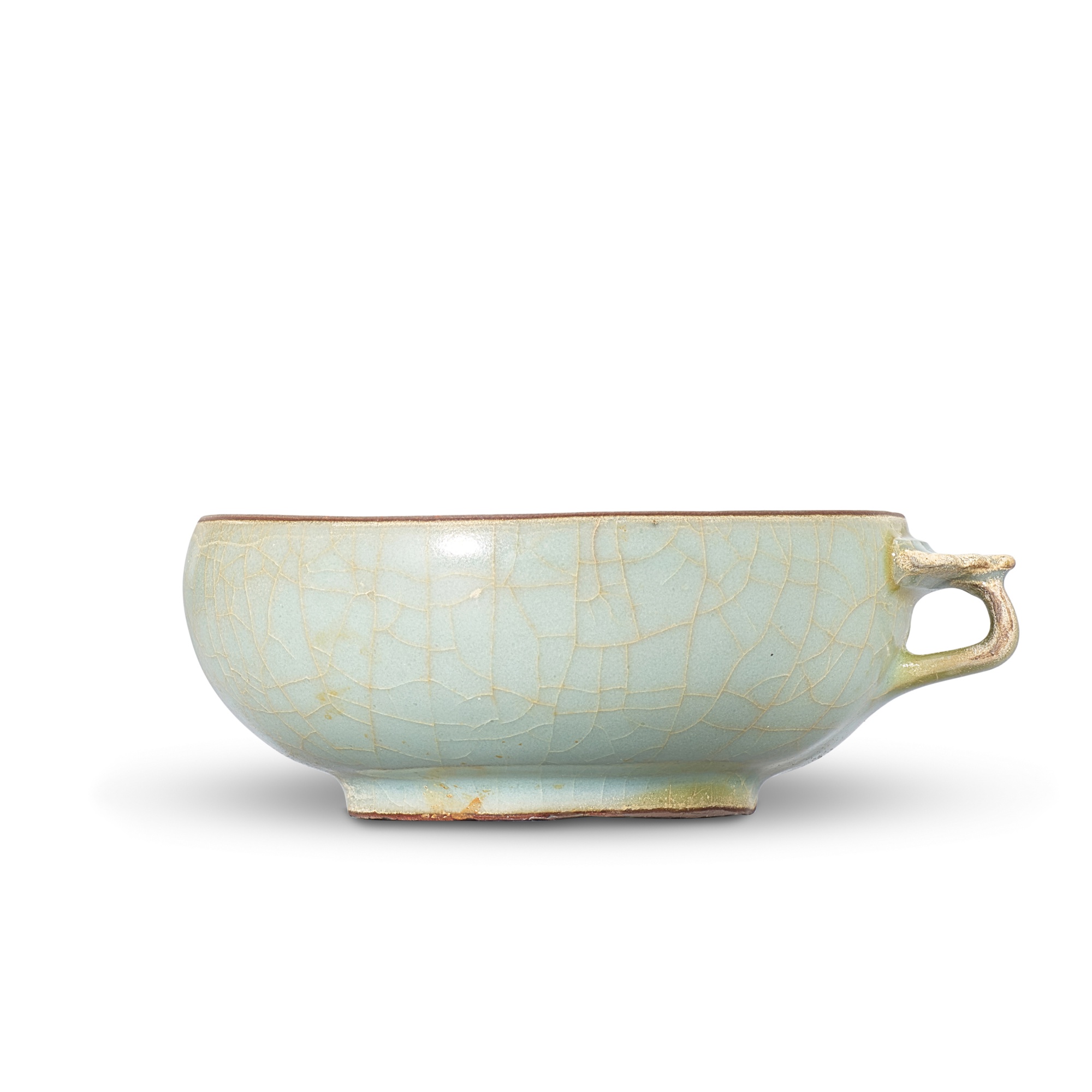 An extremely rare Guan handled cup, Southern Song dynasty | 南宋 官窰單把盃 ...