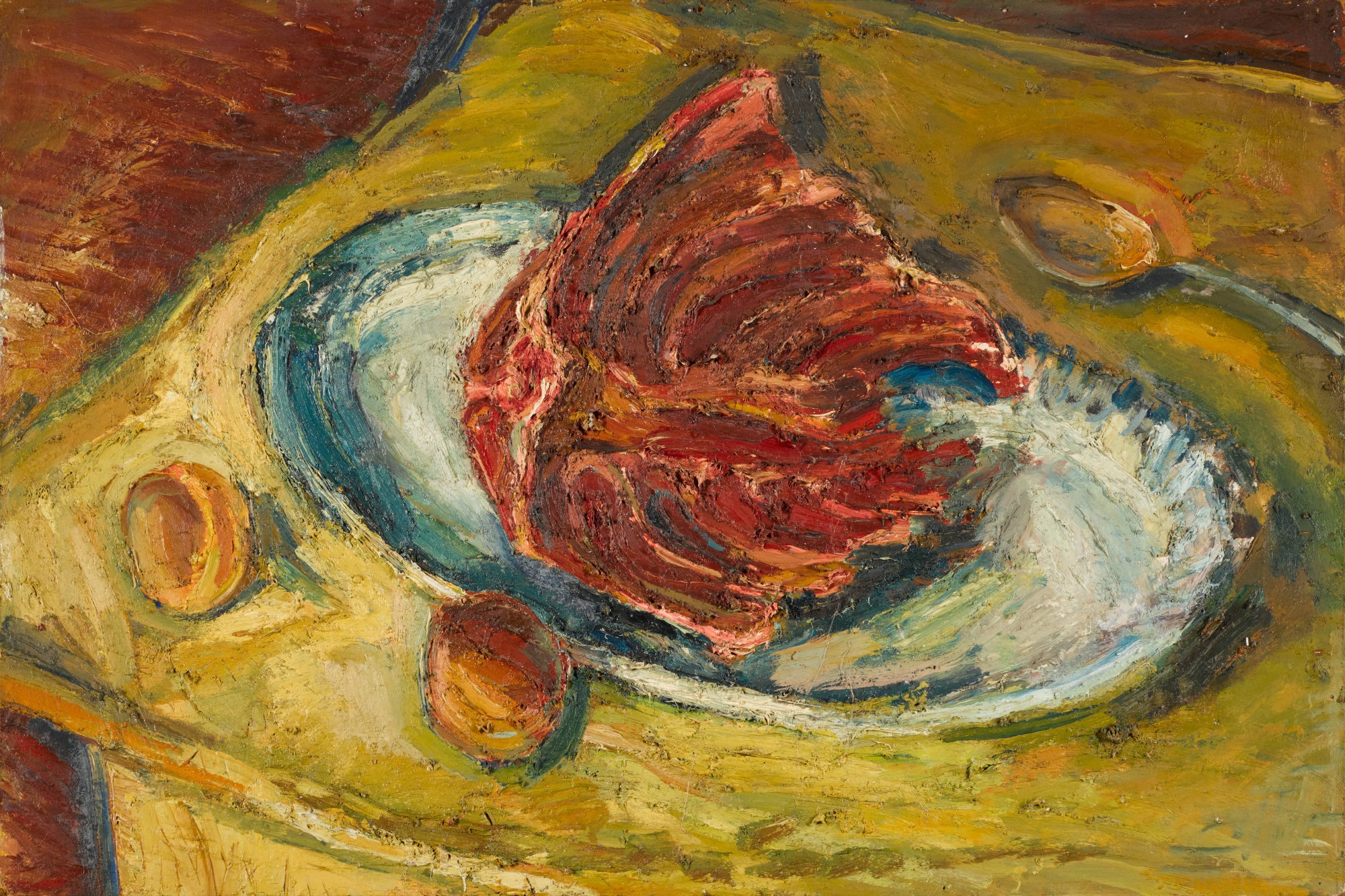 Still Life with Meat & Peaches | Made in Britain | 2023 | Sotheby's
