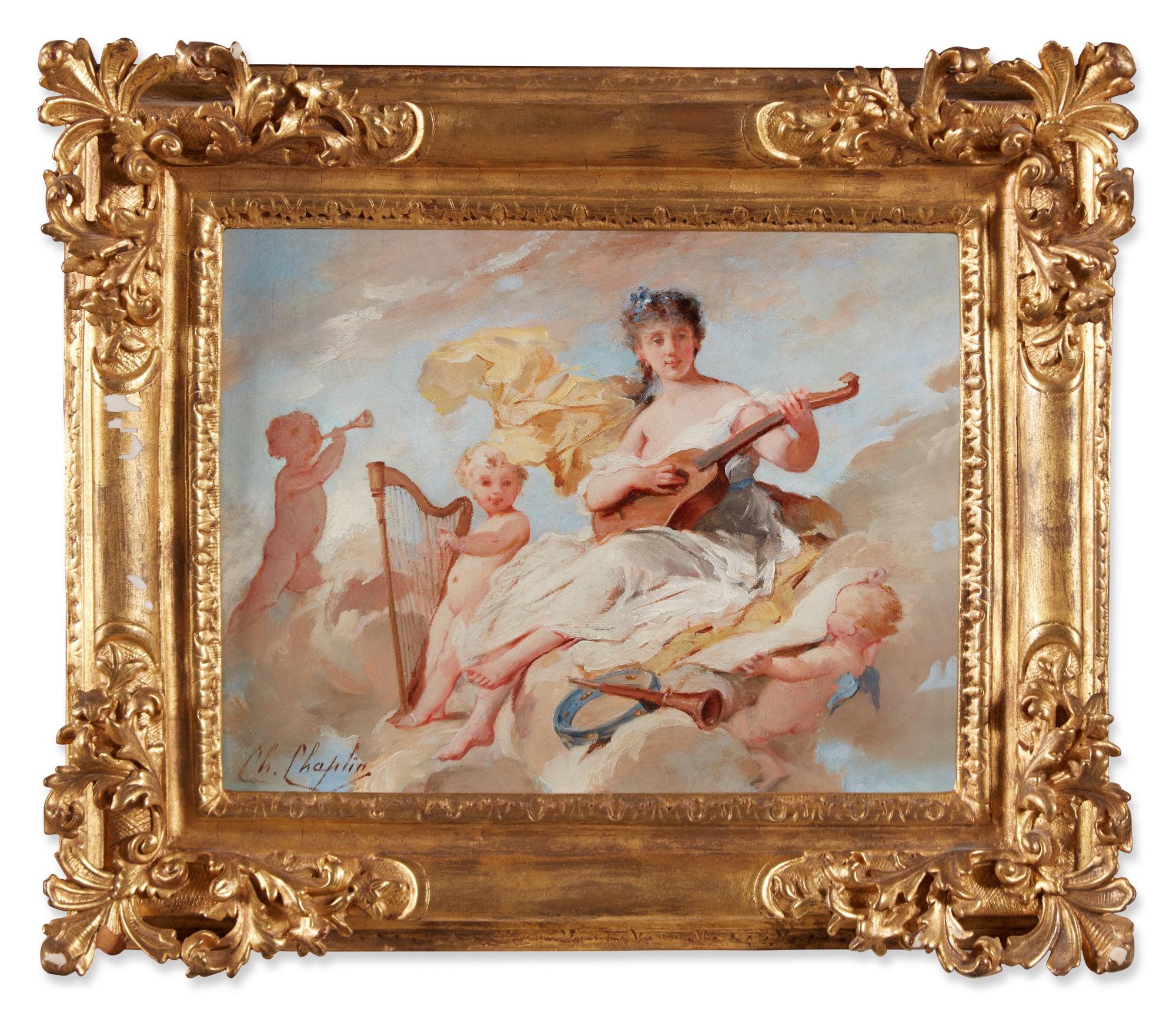 A Pair of Allegories of Music and Poetry | 19th-Century Works of Art ...