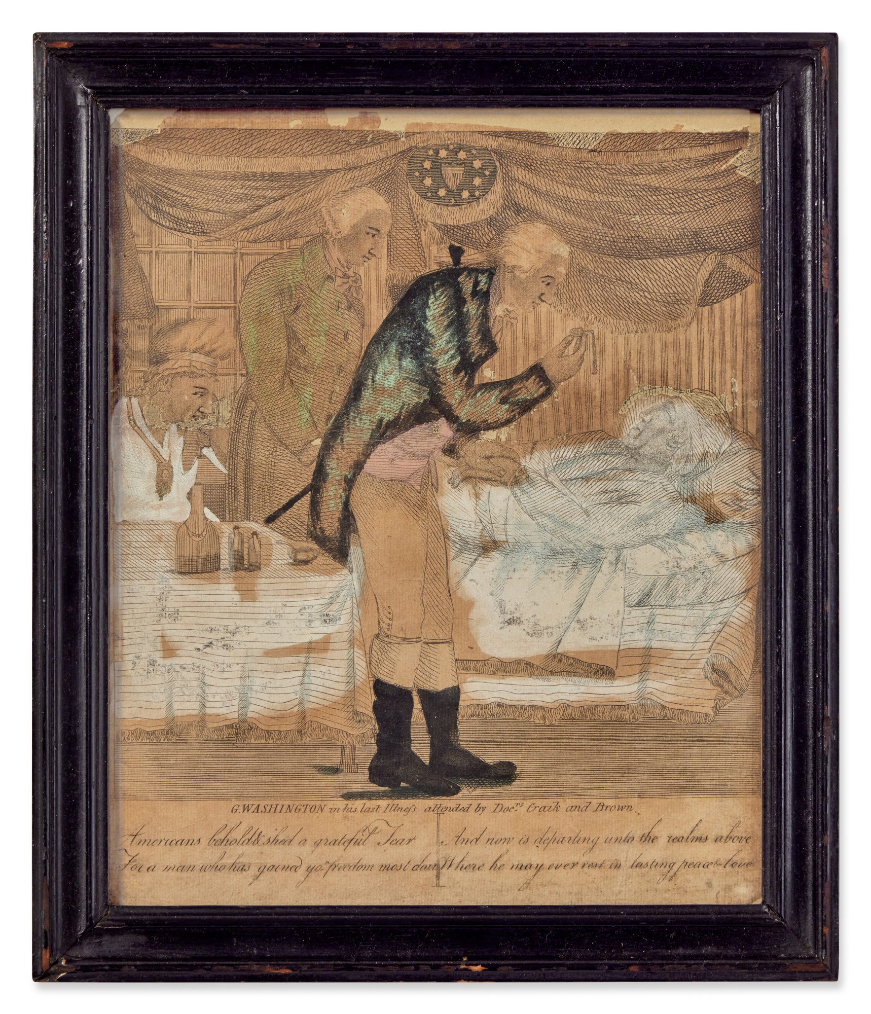 G. Washington in His Last Illness Attended by Drs. Craik and Brown ...