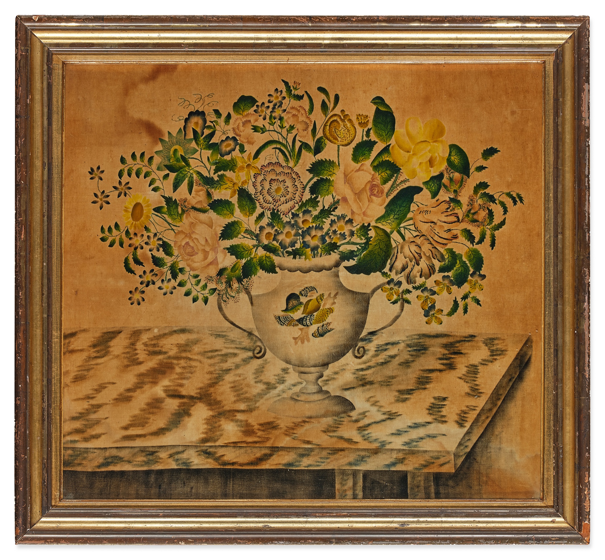 Theorem of a Shell-Decorated Urn with a Bouquet of Flowers on a Grain ...