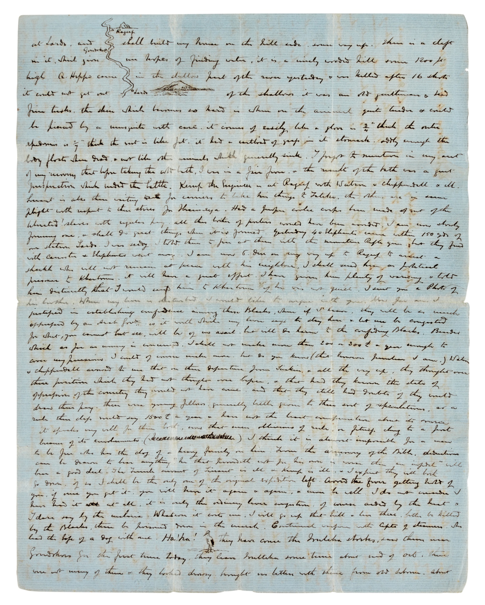 General C.G. Gordon | Nine autograph letters signed, to his brother and ...