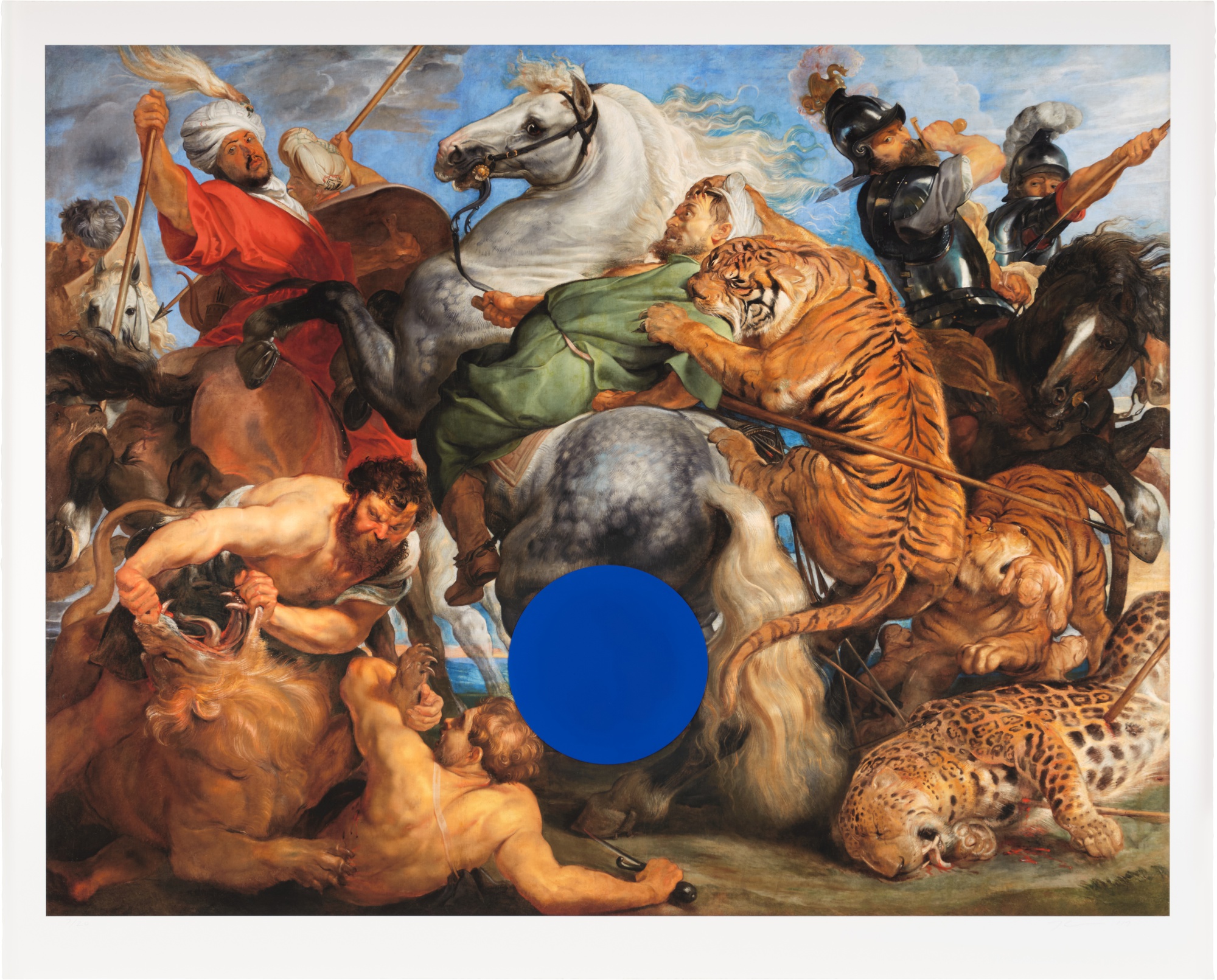 Gazing Ball (Rubens Tiger Hunt) | The Leslie & Johanna Garfield ...