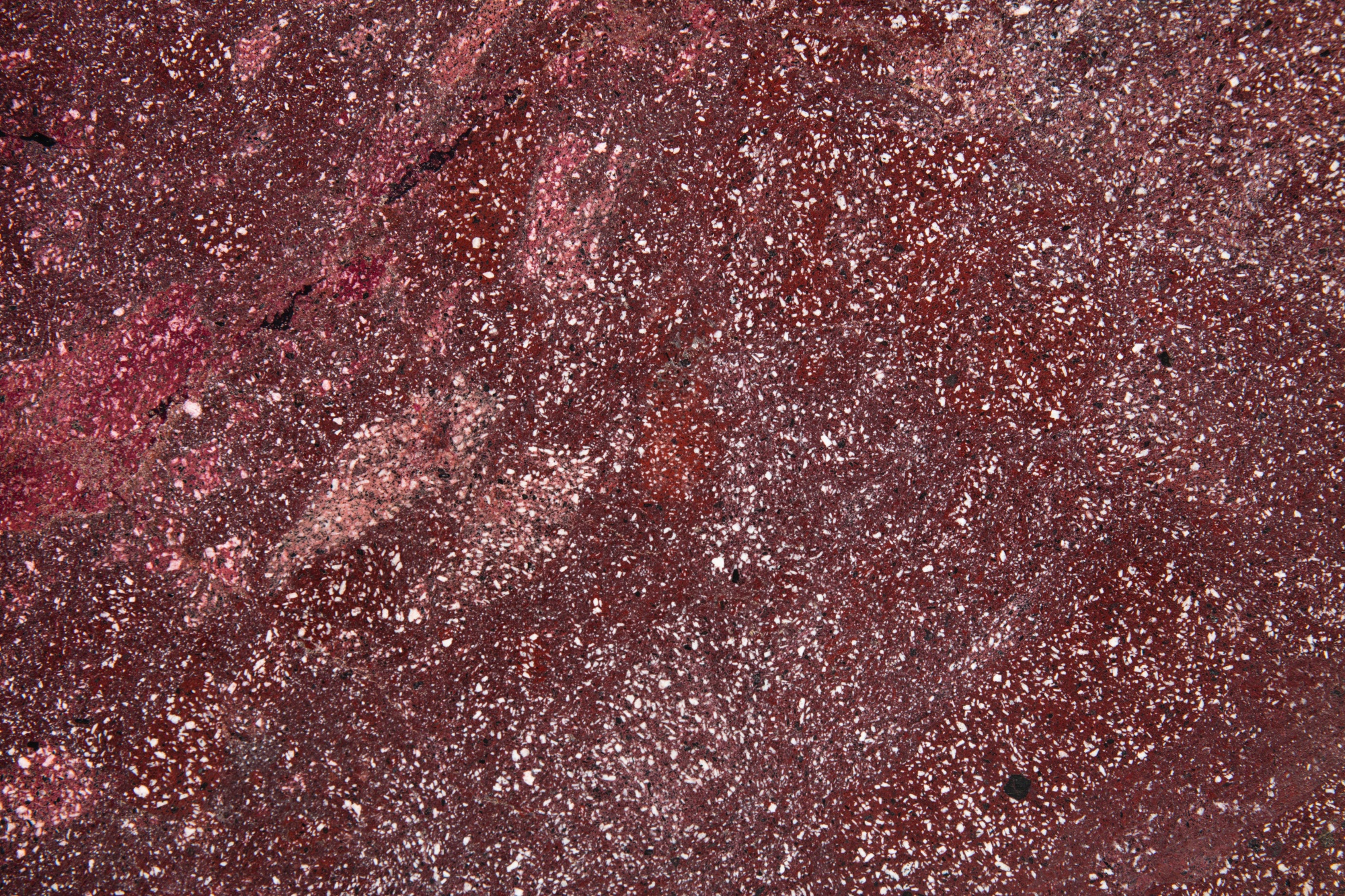 A group of six Egyptian porphyry shards, possibly from 17th/18th ...